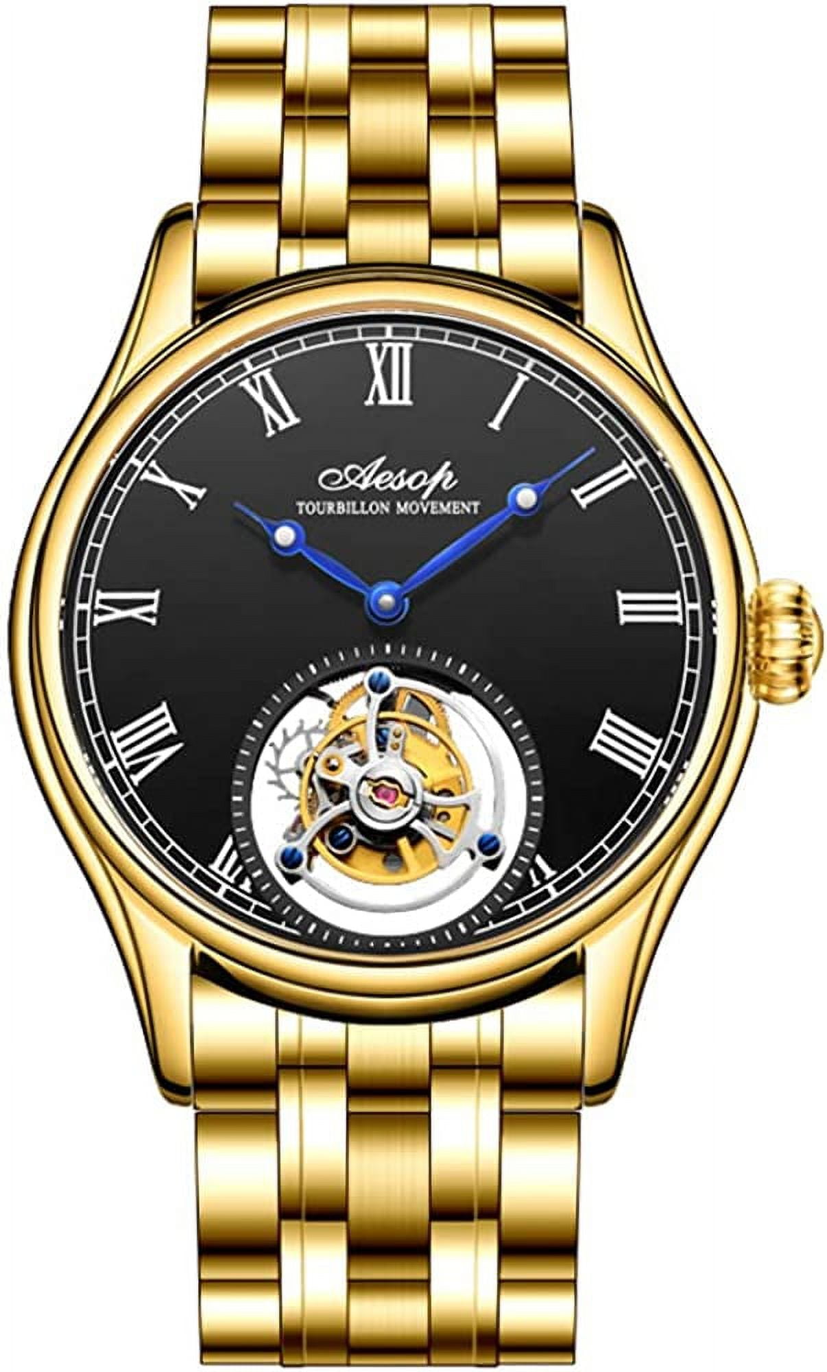 AESOP Wristwatch Analog Manual Winding Mechanical Watch Men's Stainless ...