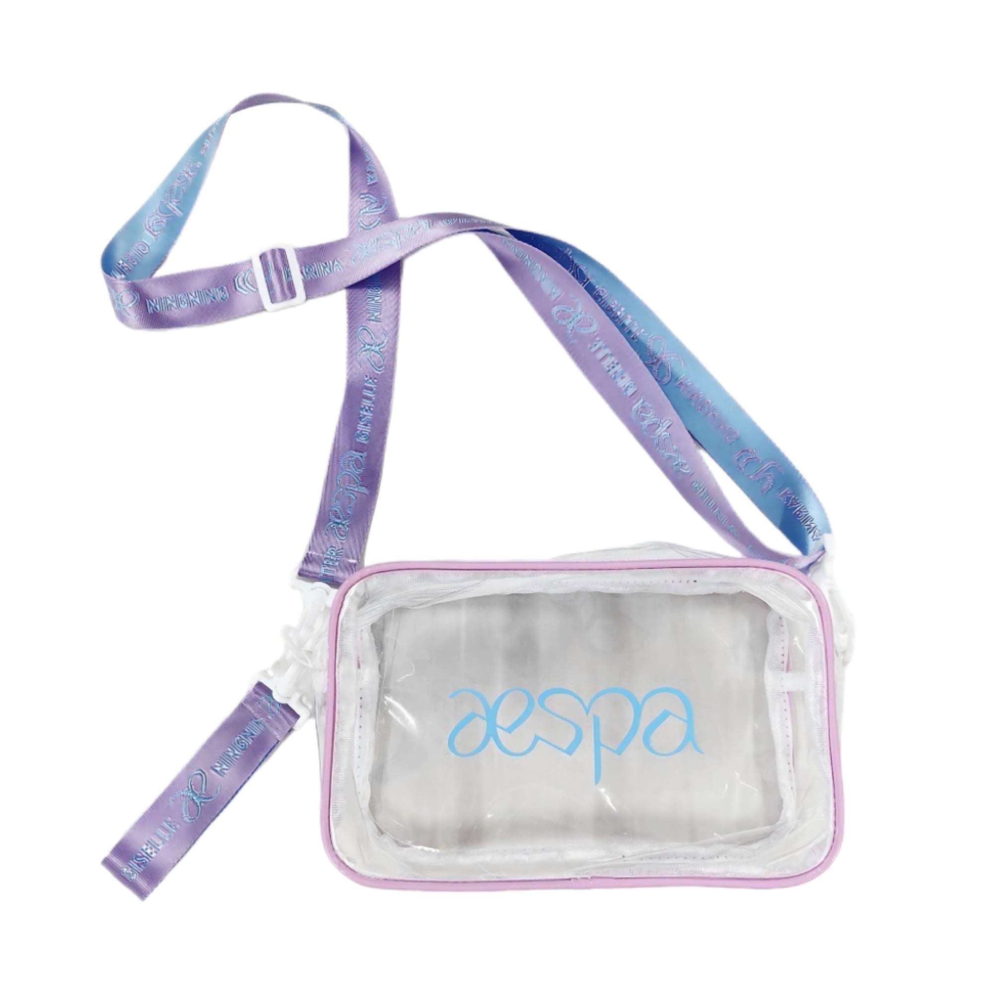 AESPA Lightstick Storage Bag Cross Body Transparent PVC Travel Bag ...