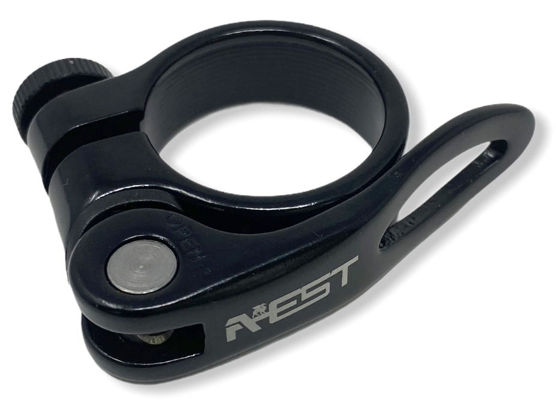 AEST Aluminum Bike Seatpost Saddle Clamp With Quick Release Lever in 31 ...