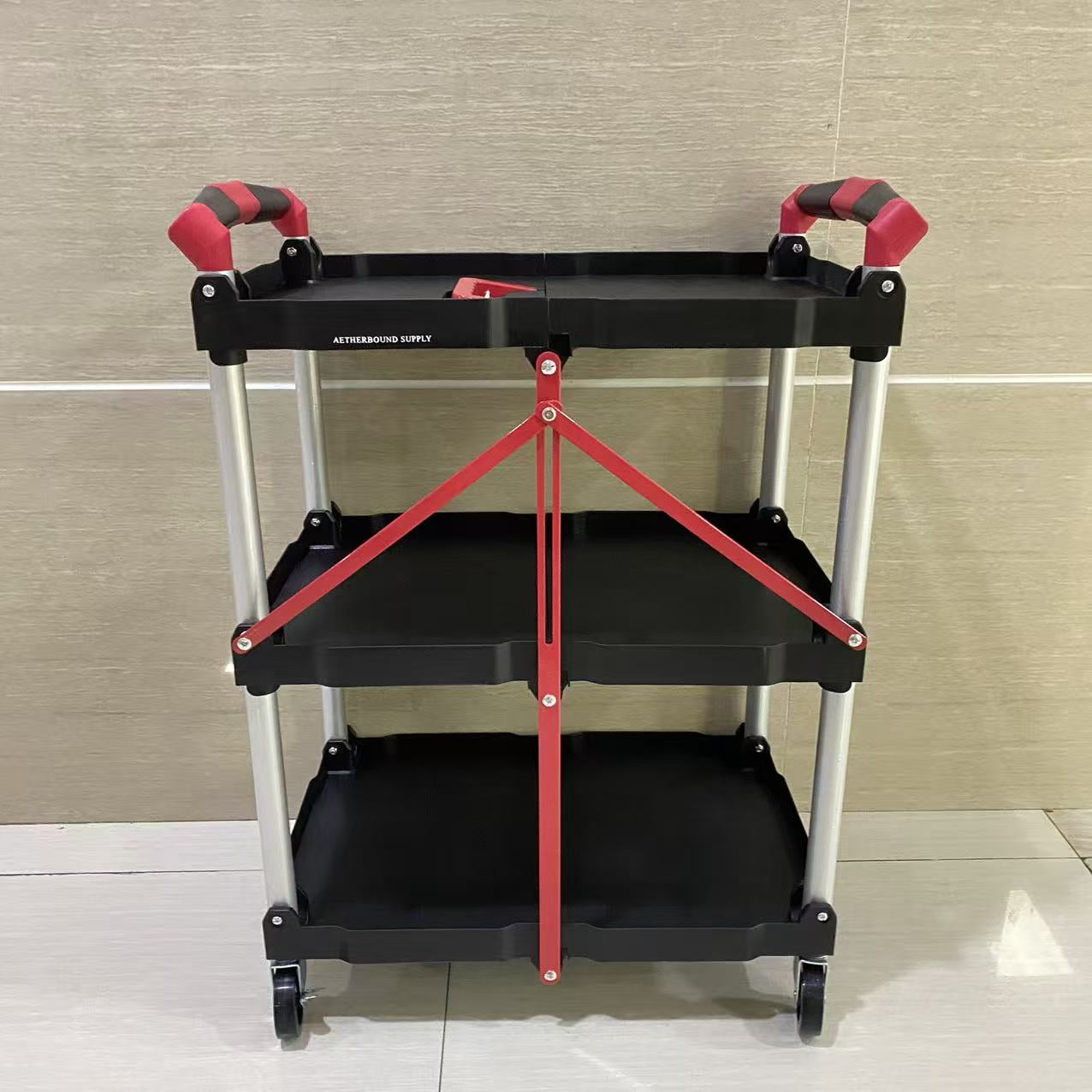 AETHERBOUND SUPPLY Trolleys [mobile carts],Commercial Heavy-Duty ...