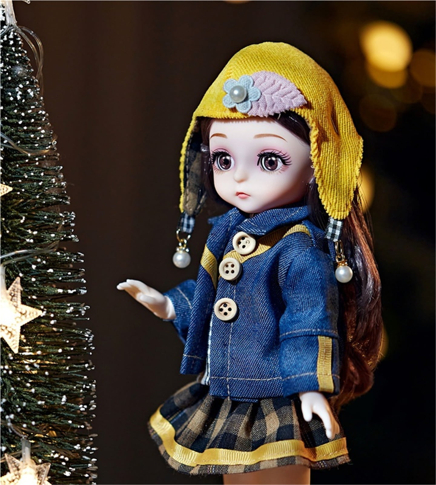 AEVOS 13" Jointed Vinyl Doll - DIY Dress-up Princess with Twelve ...