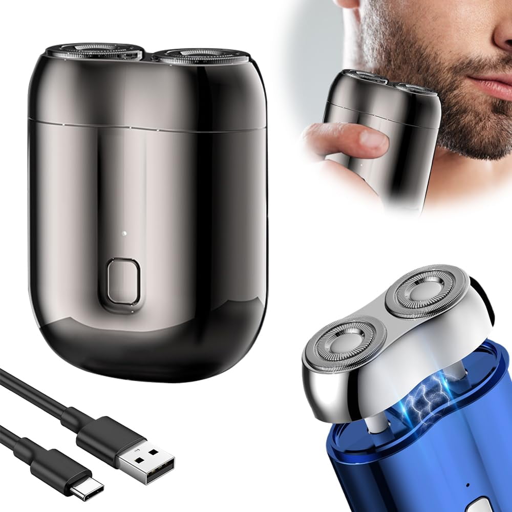 AEVOS New Model Mini Dual-Head Electric Shaver, 2025 New Upgrade Pocket ...