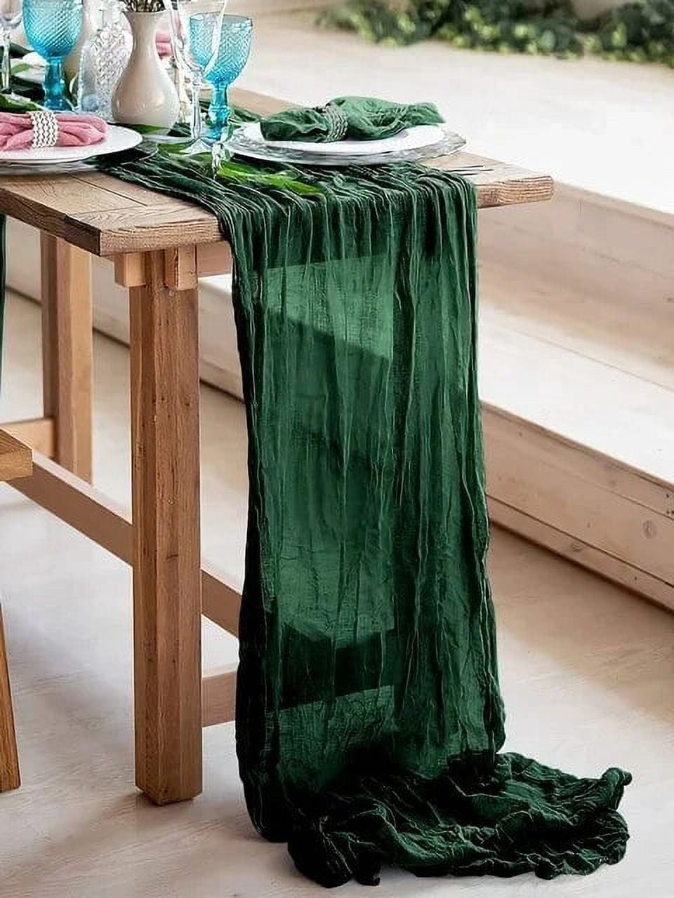 AEVOS Semi-Sheer Gauze Table Runner for Vintage Boho Weddings ...