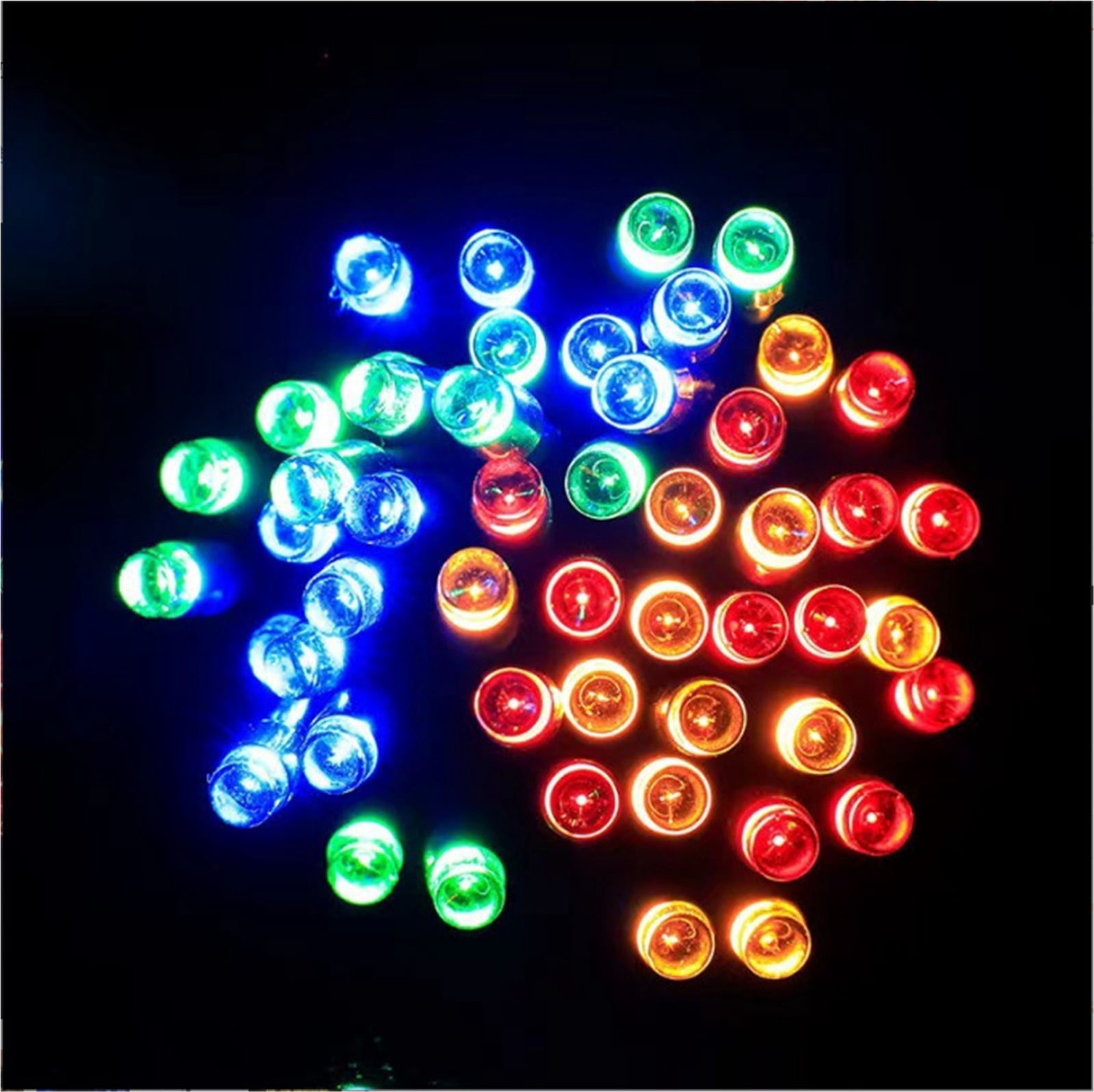 AEVOS Solar LED String Lights - 100 Bright Lights, 32.8ft Waterproof ...