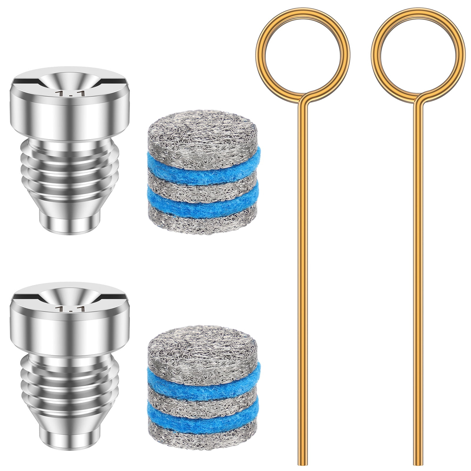 AEVXKHI 1.1mm Stainless Steel Orifice Nozzle Tip Set for Replacement ...