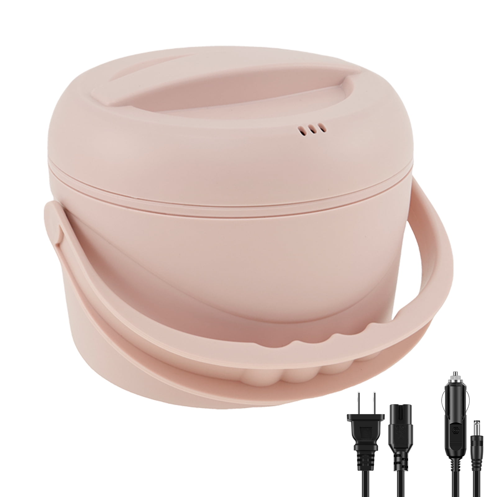 AEVXKHI 1.2L Heated Food Container Box with Handle, Leakproof Electric ...