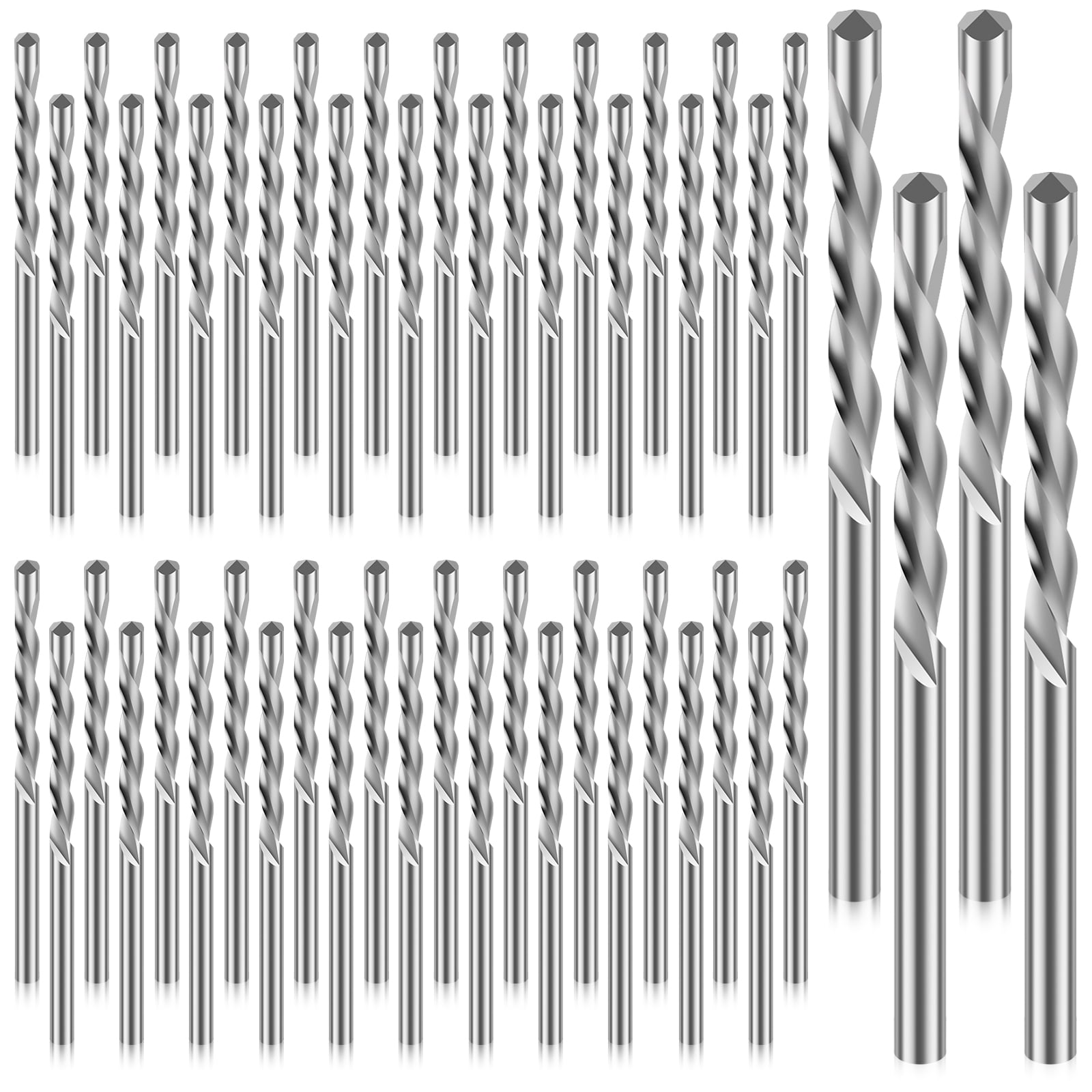 AEVXKHI 100PCS Drywall Drill Bits, 1/8 Inch Spiral Saw Tip Cutting Bits ...