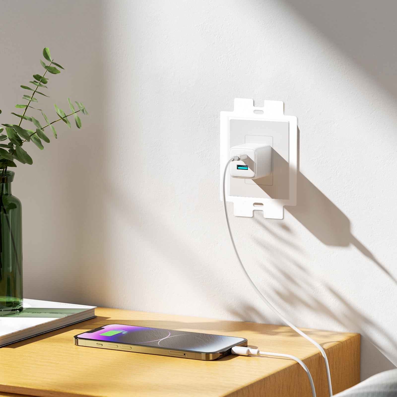 AEVXKHI 10PCS Plastic Electrical Outlet Box Extenders, Heat Proof Power ...