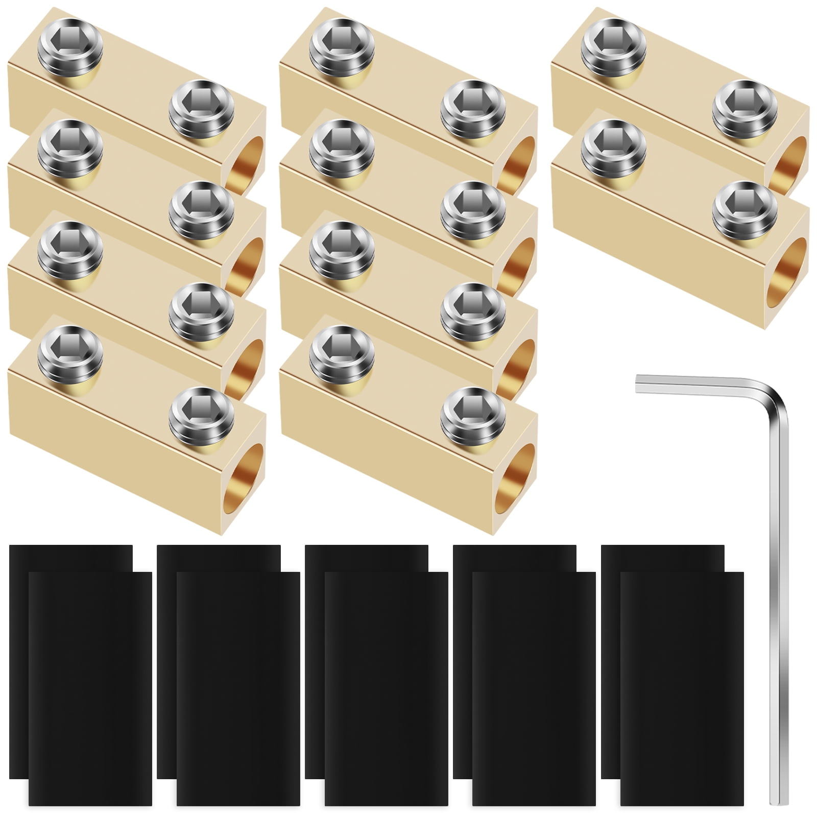 AEVXKHI 10Pcs Wire Connector Nut Kit 60A/80A Copper Splicing Wiring ...