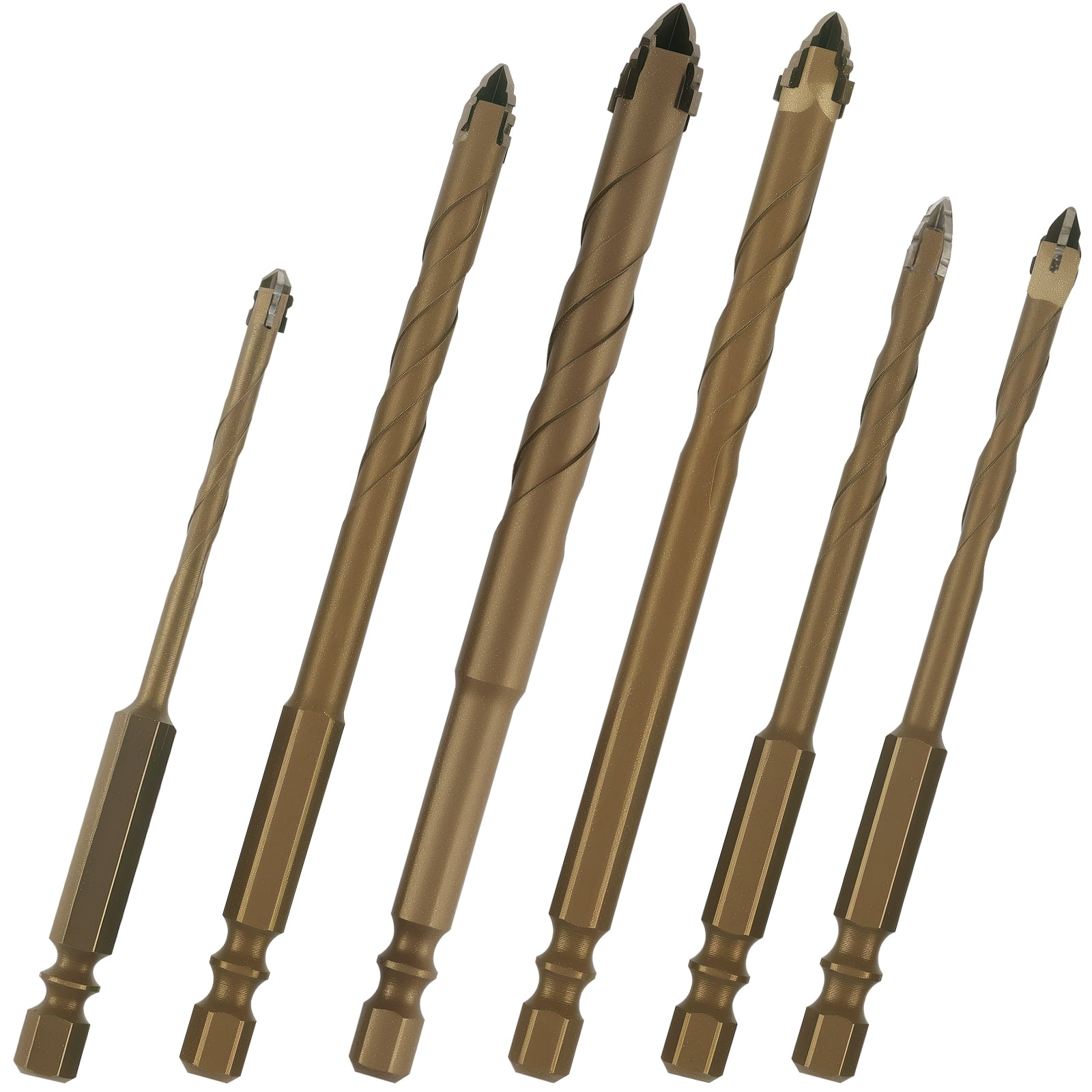 AEVXKHI 12PCS 4/5/6/8/10/12mm Eccentric Drill Bit, High Strength ...