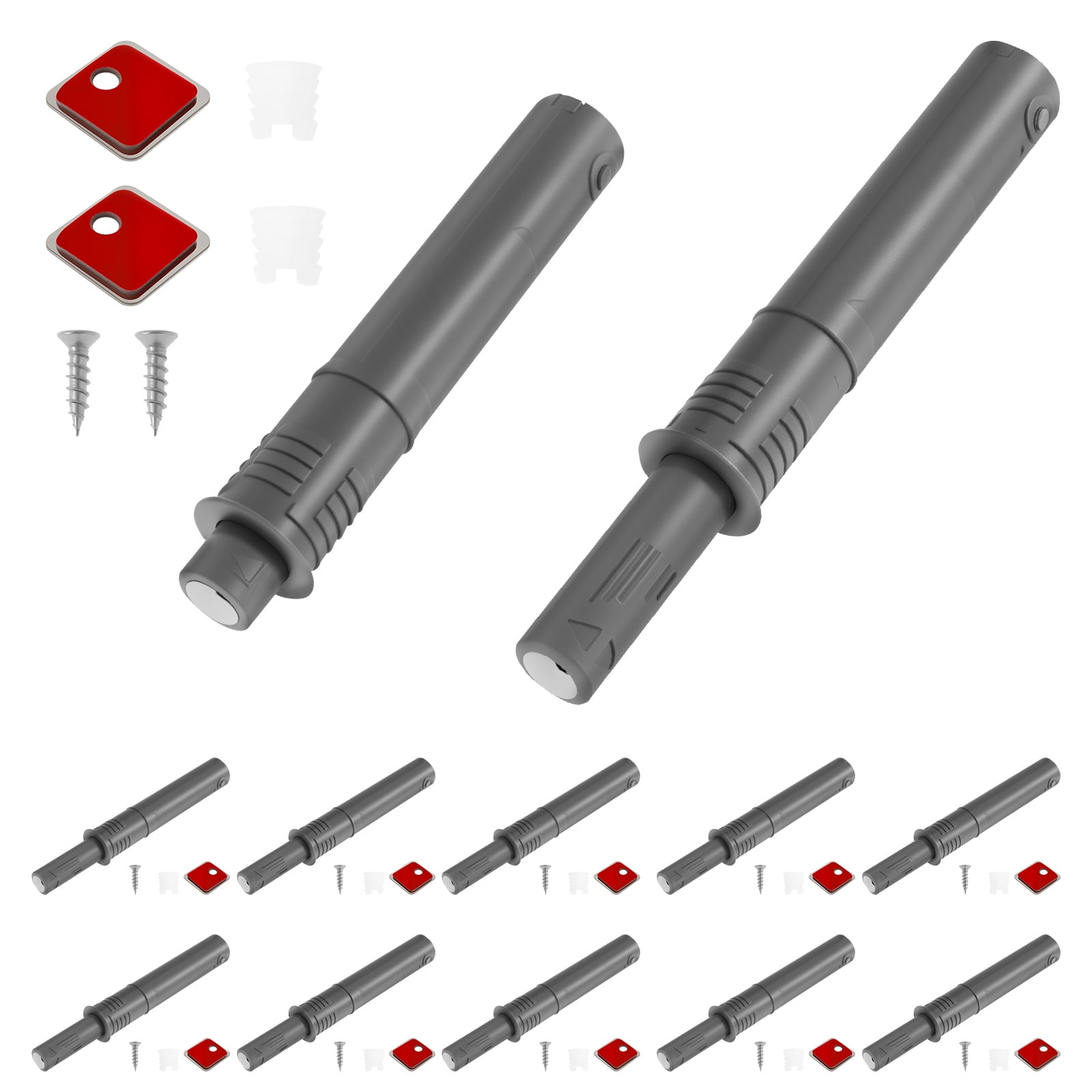 AEVXKHI 12PCS Magnetic Push Latch, Adjustable Push to Open Door Latch ...