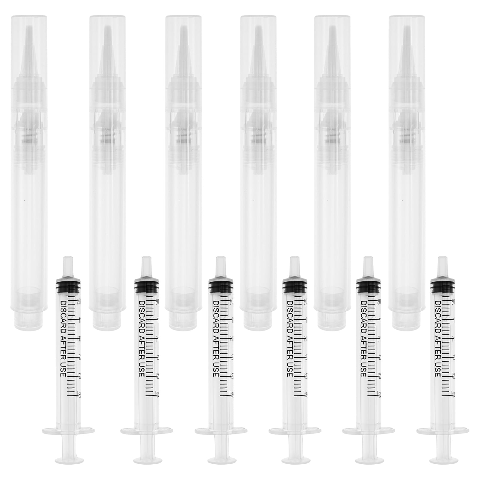 AEVXKHI 12PCS PP Plastic Touch Up Paint Pen with Spring Pen Cap, Soft ...