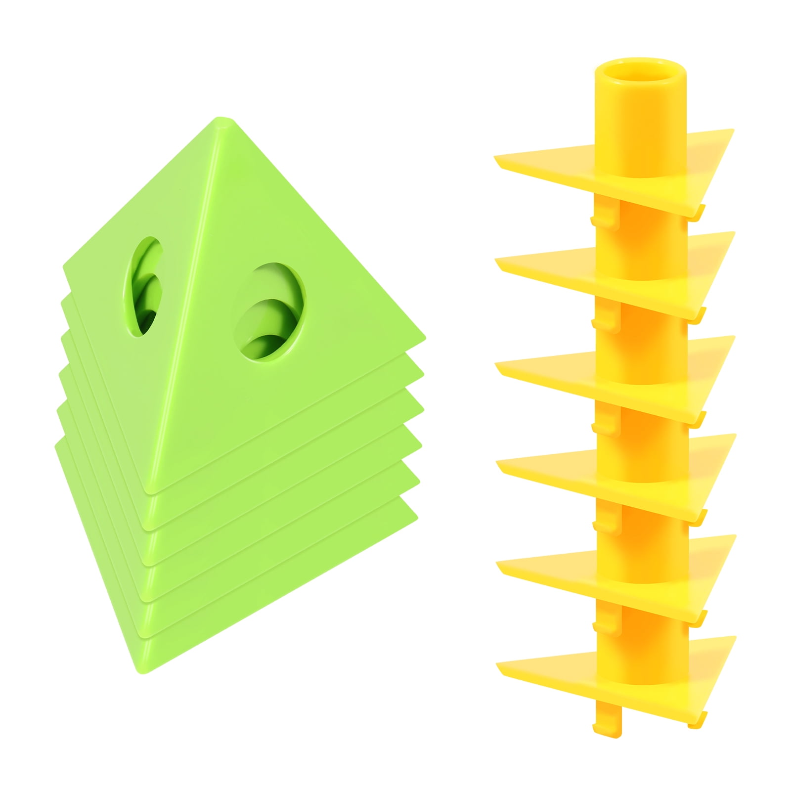 AEVXKHI 12PCS Pyramid Painting Stand, PVC Mini Cone Paint Stand ...