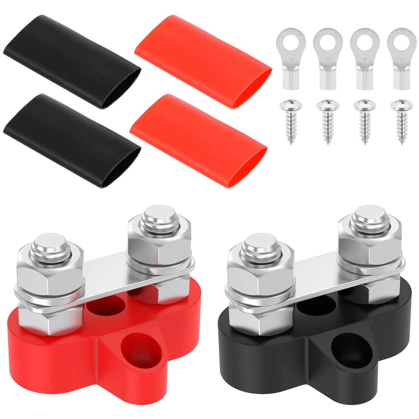 AEVXKHI 12V Bus Bar Reliable Power Distribution Block, M8 Battery ...