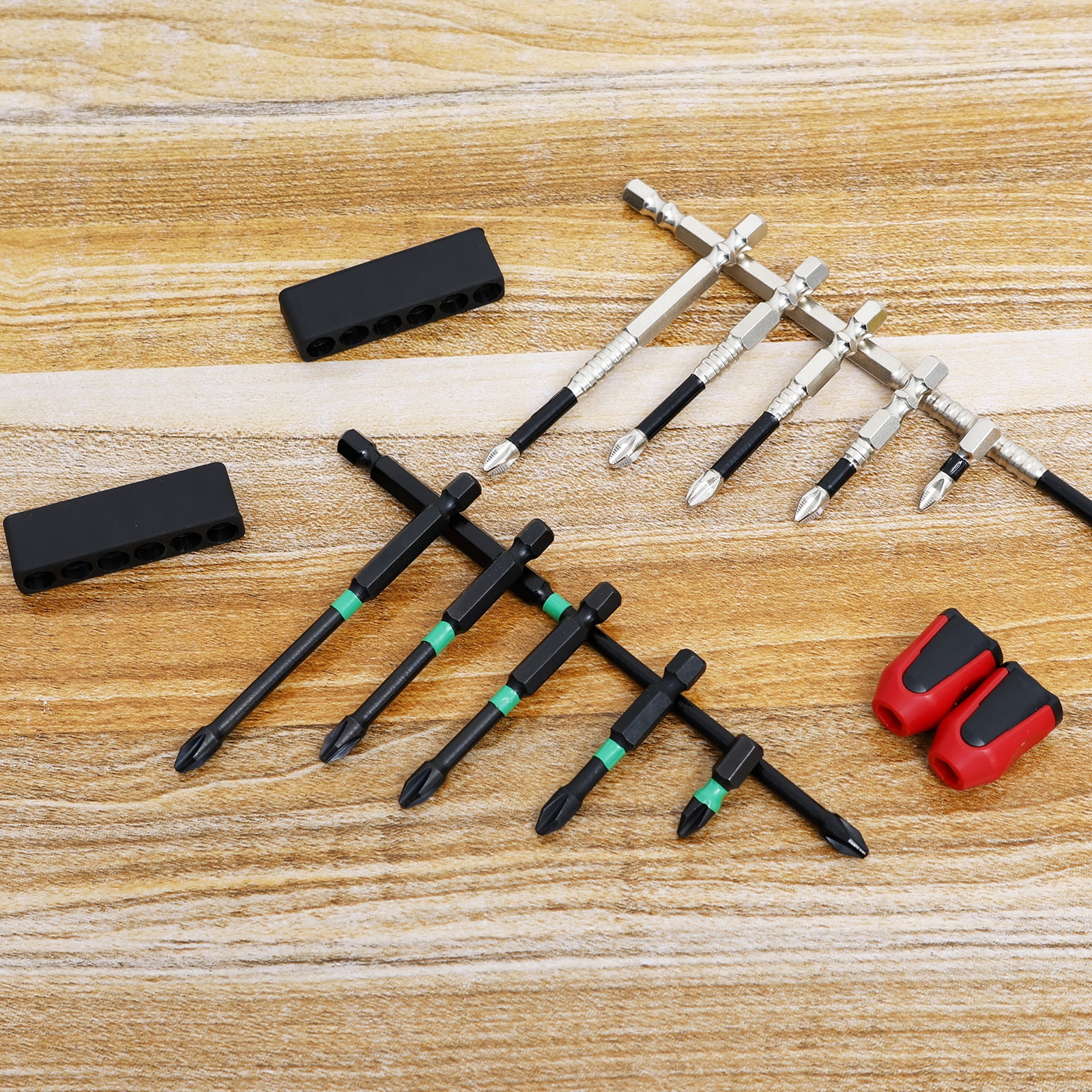 AEVXKHI 14PCS Alloy Steel Magnetic Screwdriver Drill Bit Set, Magnetic ...