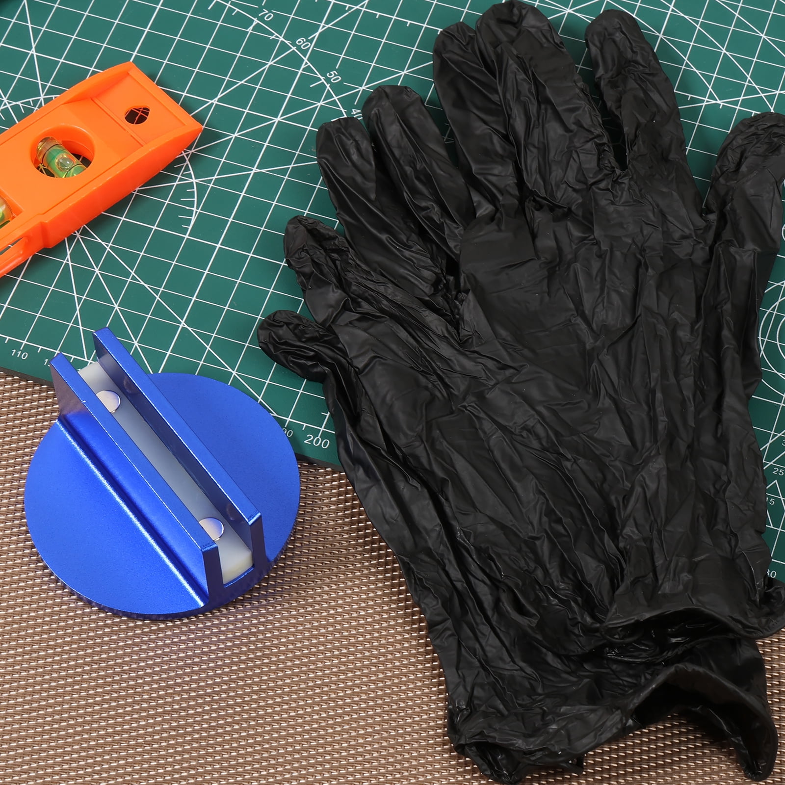 AEVXKHI 1PC Grooved Magnetic Jack Pad, Universal Nonslip Pinch Weld ...