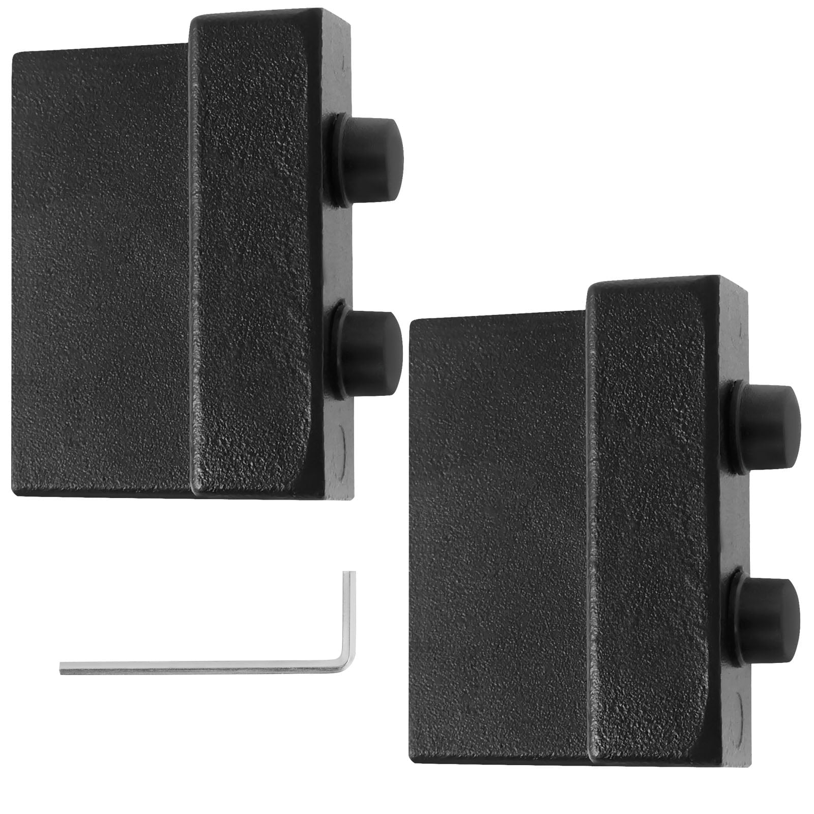 AEVXKHI 1Pair Plastic Barn Roller Stopper with L Shape Spanner Sliding ...