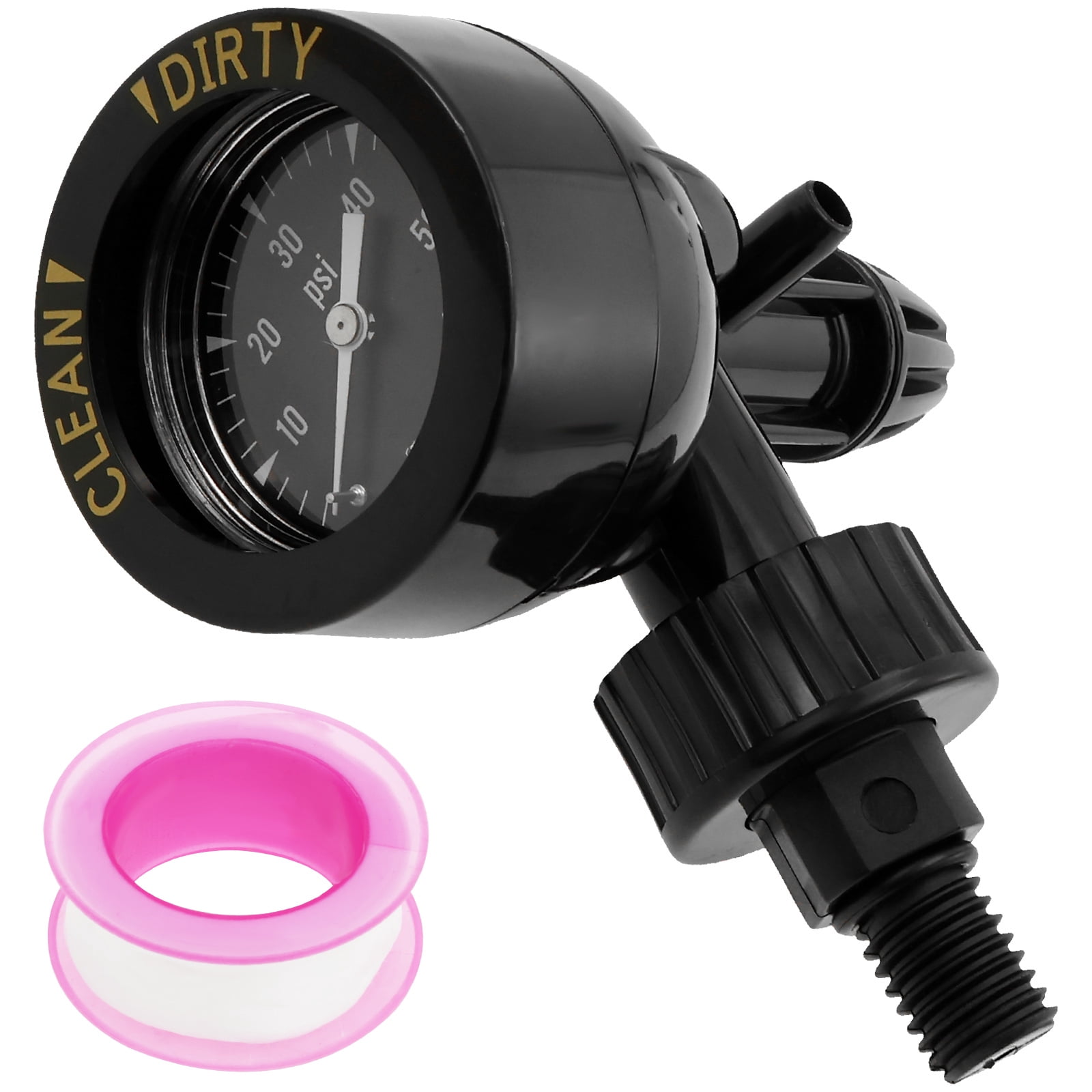 AEVXKHI 2 Sets Anti Fog Pool Filter Relief Valve, Steel Air Gauge ...
