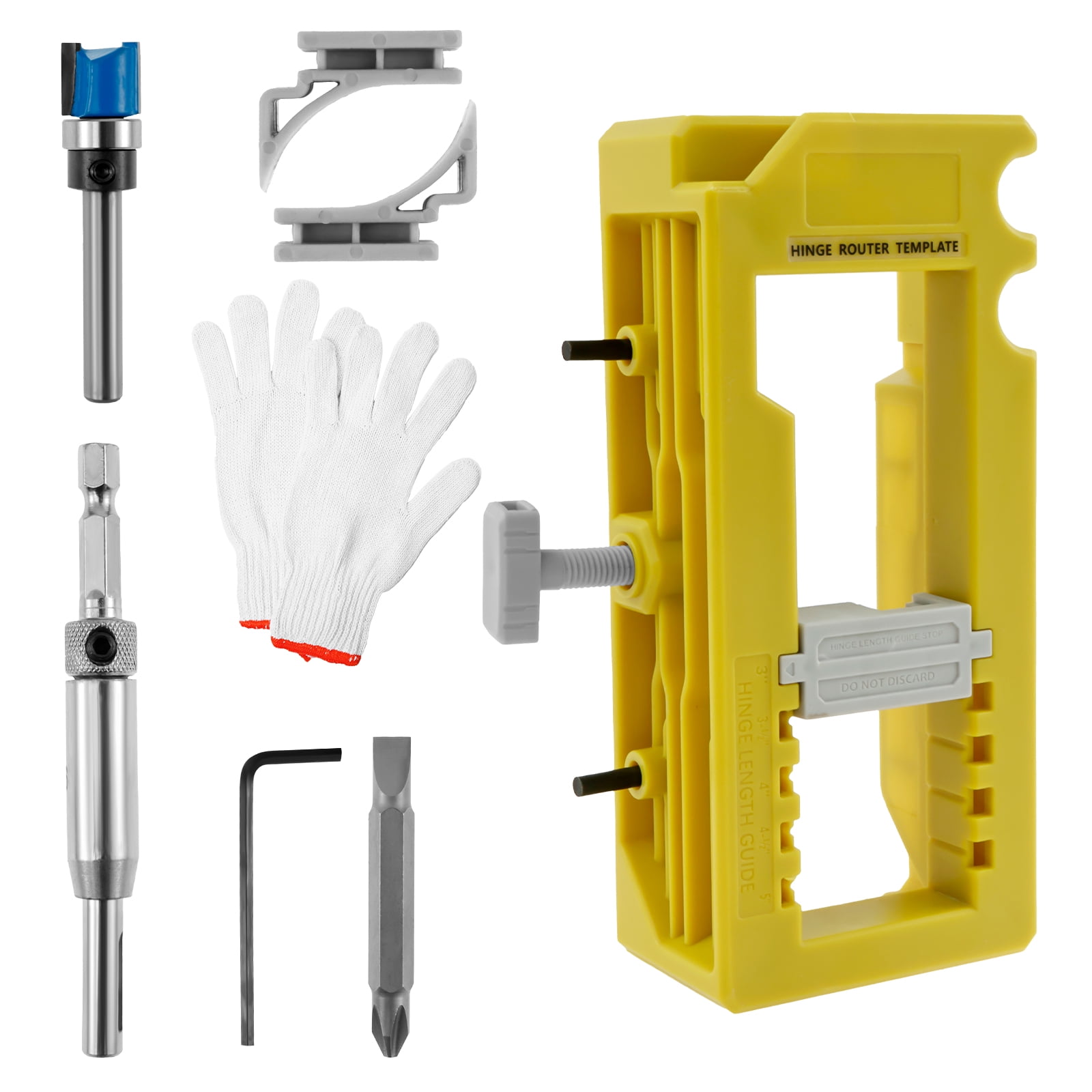 AEVXKHI 2 Sets Door Hinge Jig, Woodworking Door Hinge Mortiser ...