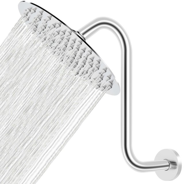 AEVXKHI 2 Sets Stable Installation Shower Extender Arm Uniform Water ...