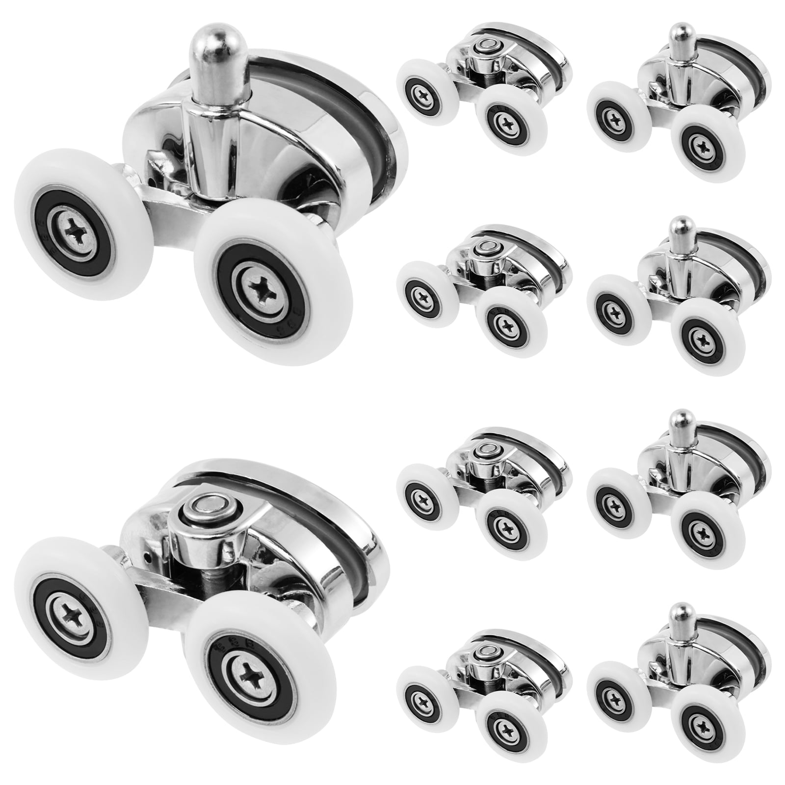 AEVXKHI 20PCS Shower Door Rollers Load Bearing Shower Door Wheels Quiet ...
