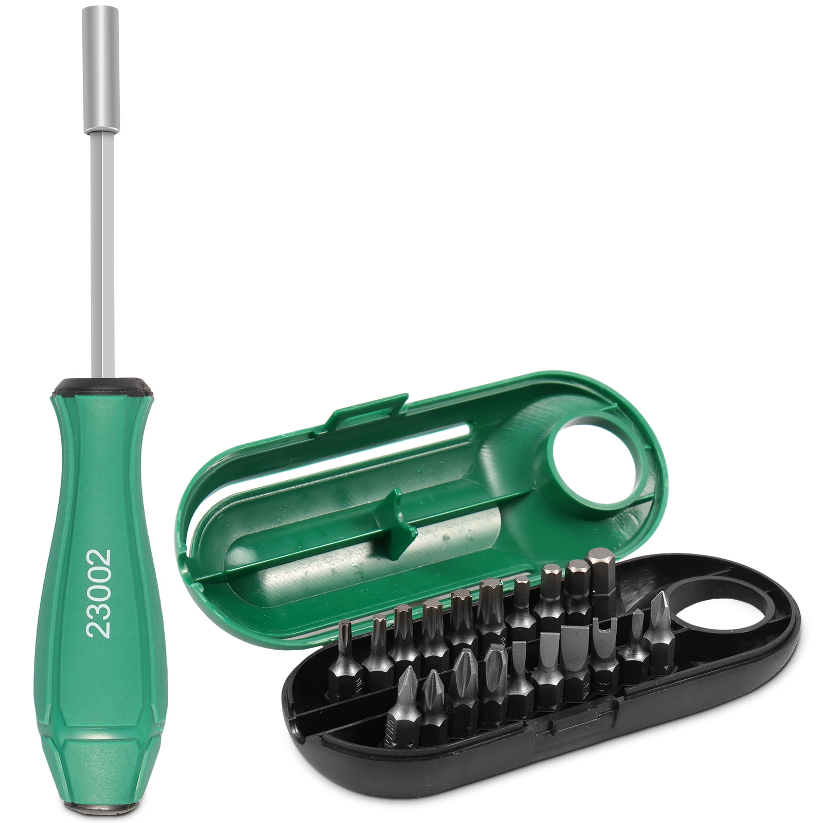 AEVXKHI 21PCS Magnetic Screwdriver Set with Socket and Bits, Multi Bit ...