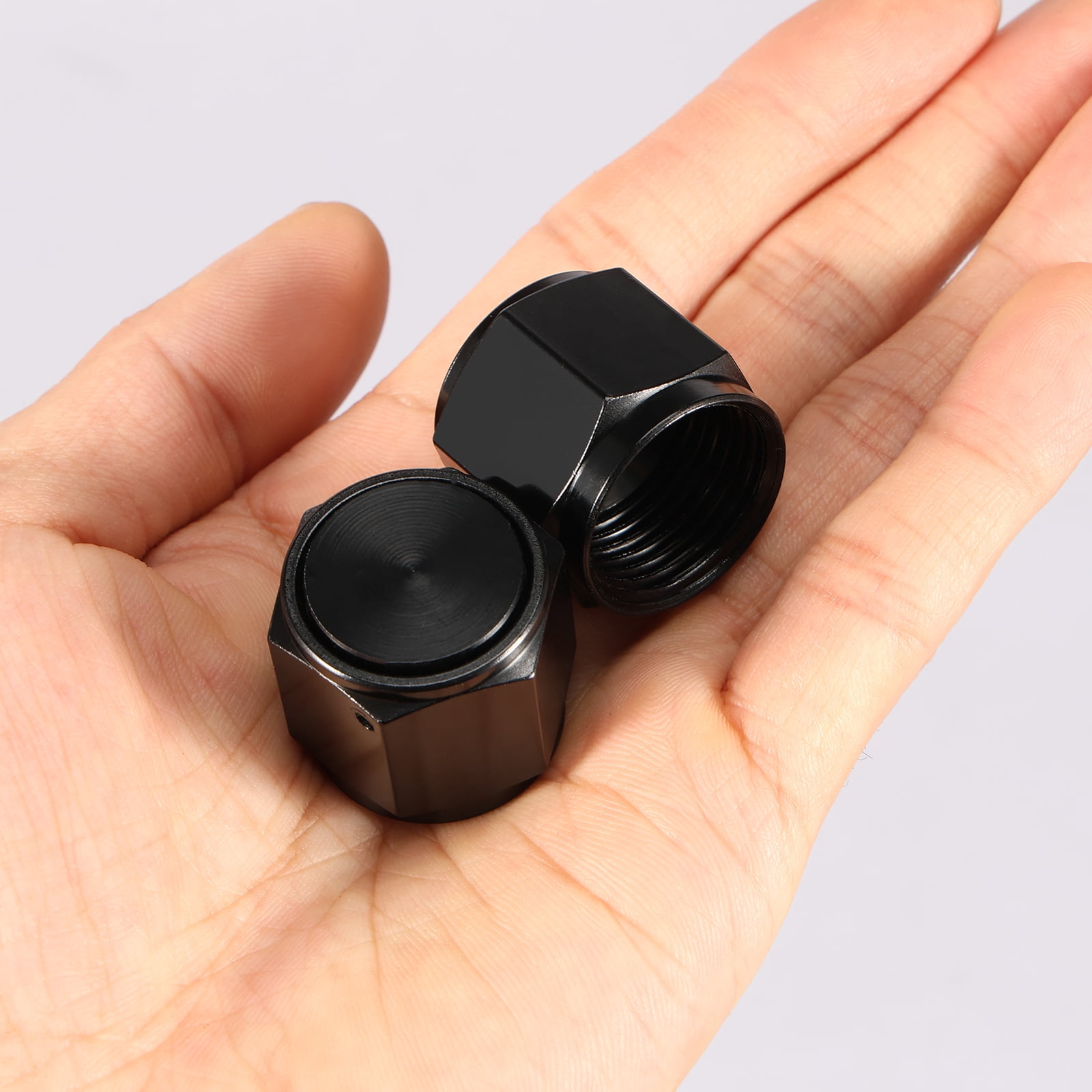AEVXKHI 2PCS 10AN Flare Cap, Aluminium Alloy AN Flared Fitting Cover ...