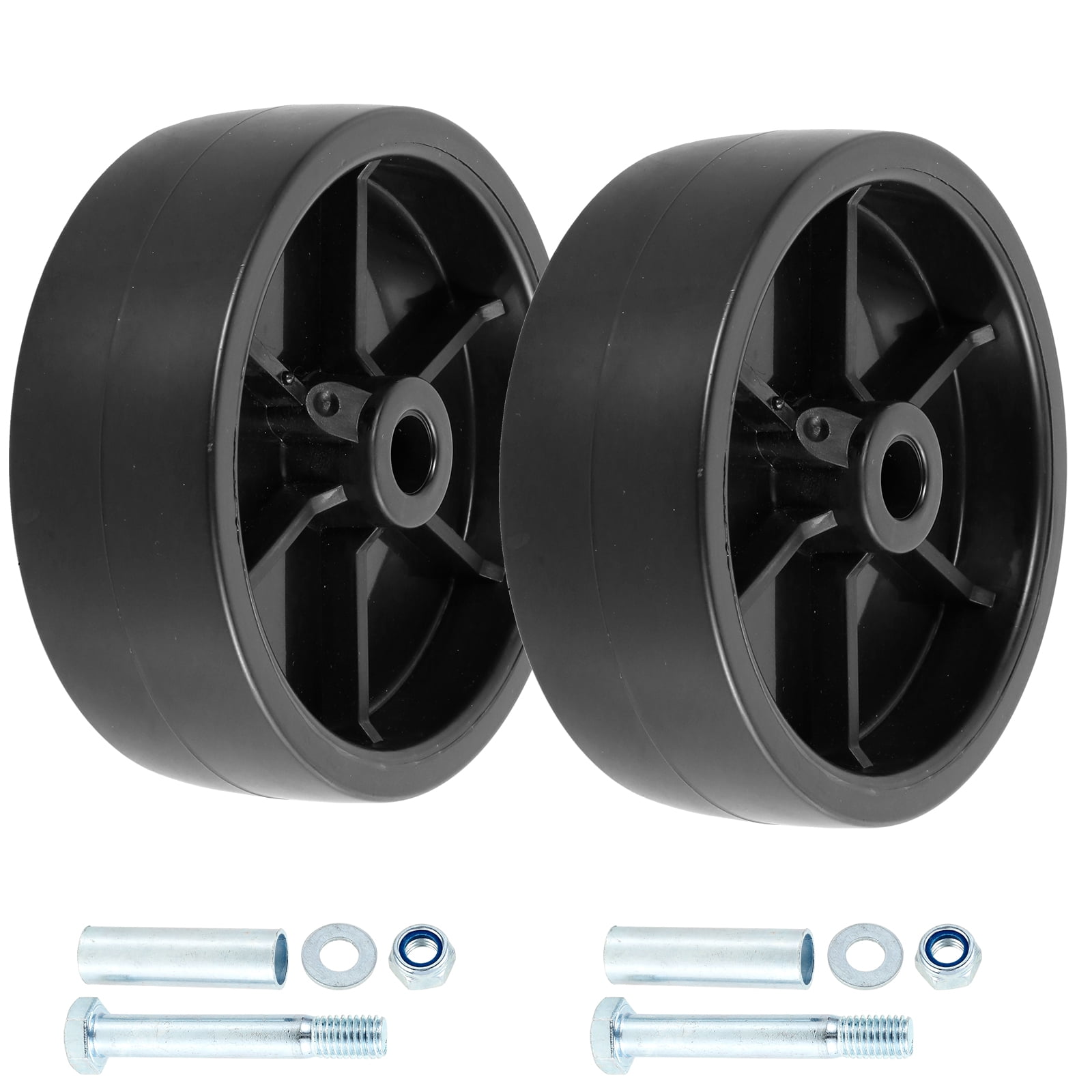 AEVXKHI 2PCS 1200lbs Capacity Plastic Trailer Jack Wheel, Trailer ...