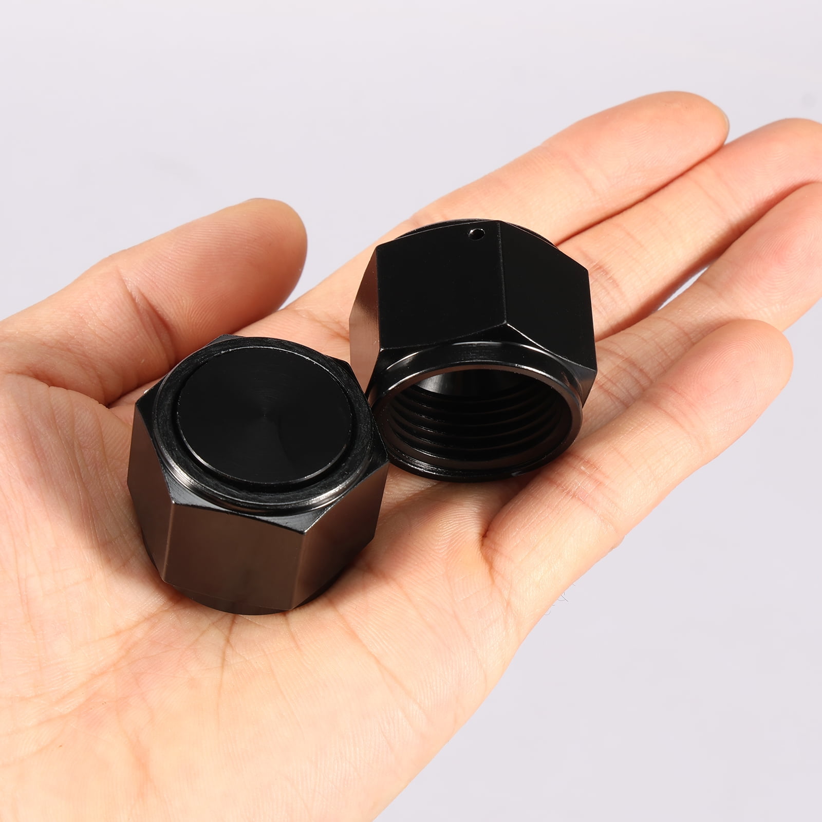 AEVXKHI 2PCS 12AN Flare Cap, Aluminium Alloy AN Flared Fitting Cover ...