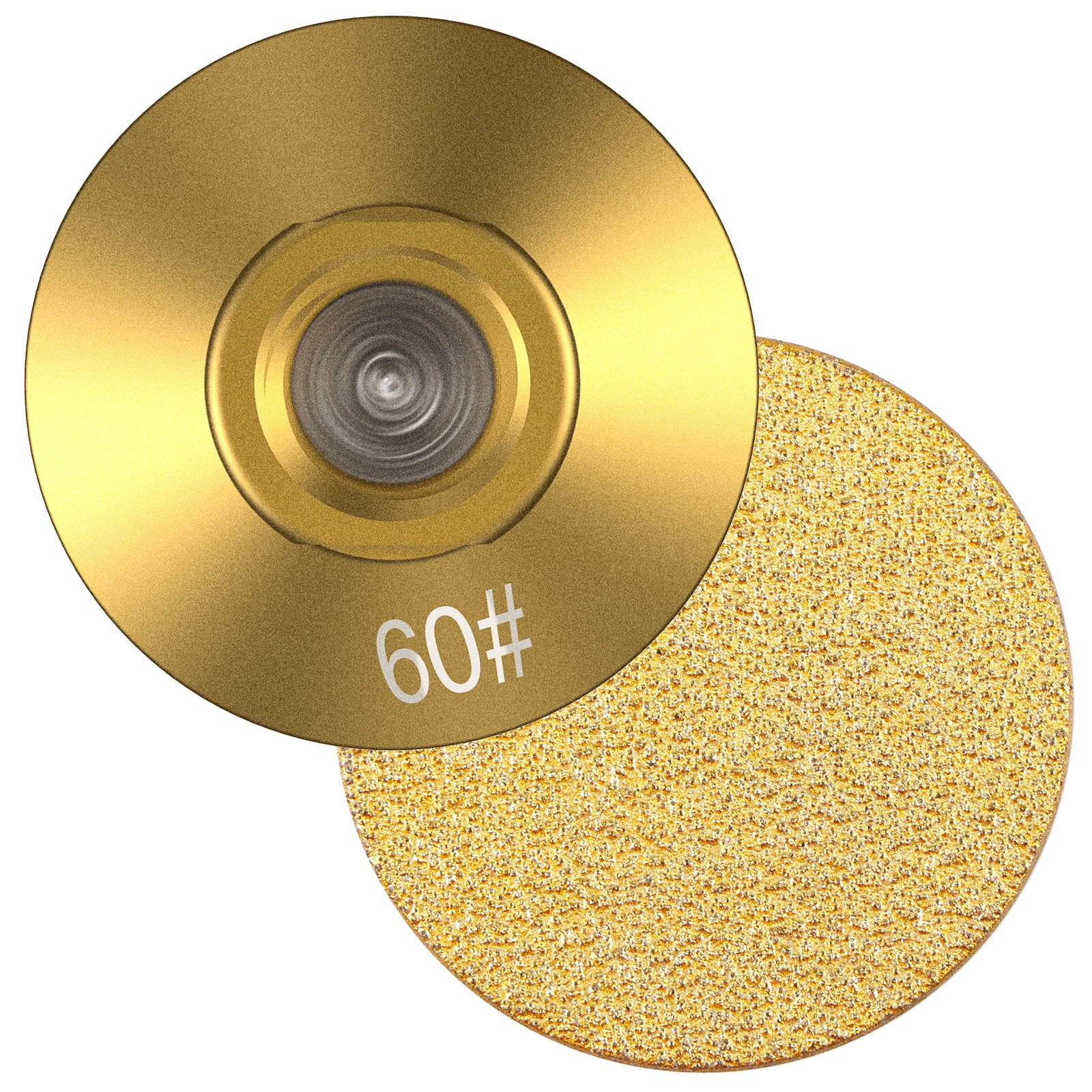 AEVXKHI 2PCS 60 Grits Diamond Polishing Pads for Angle Grinder ...