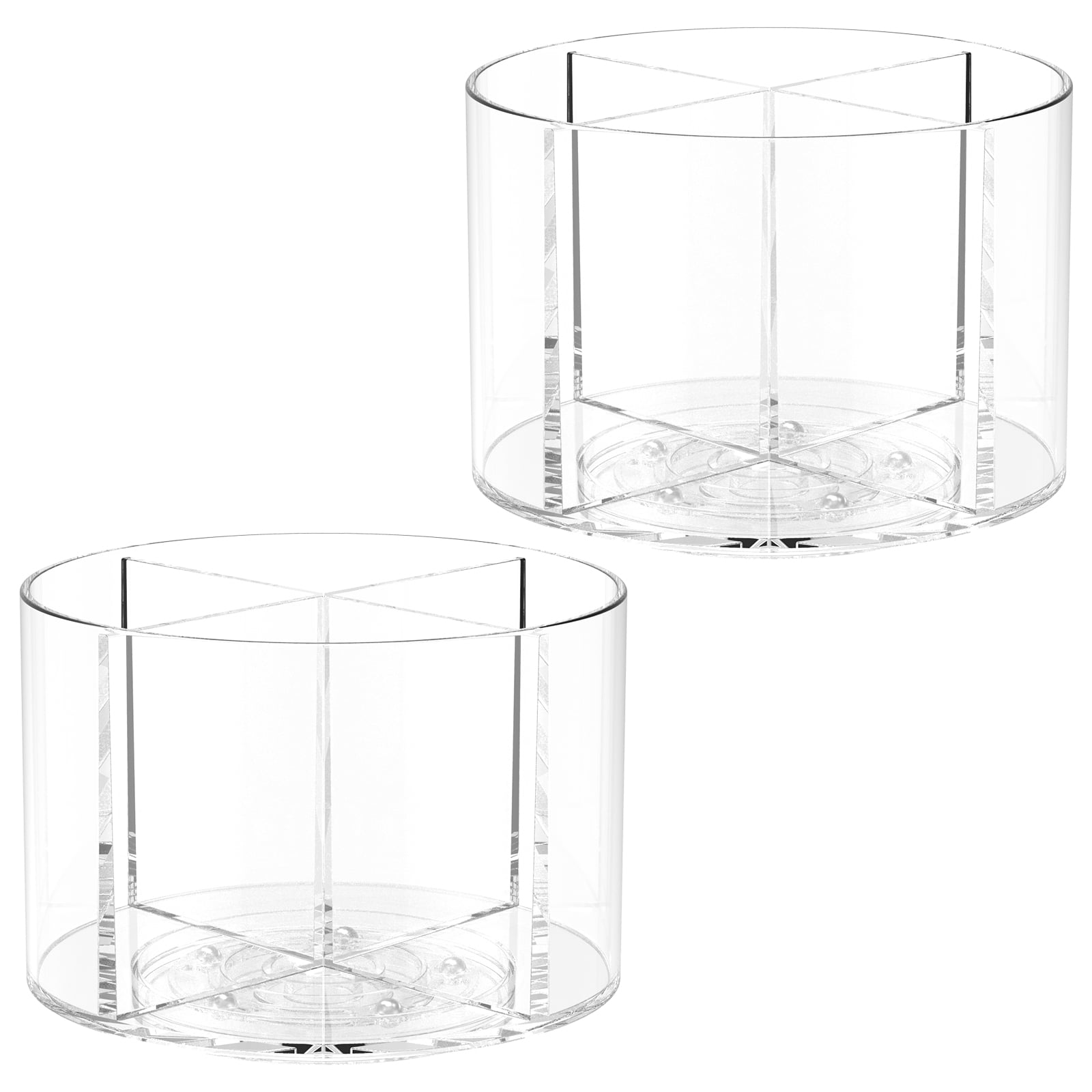AEVXKHI 2PCS Clear Flavor Packet Holder, Rotating Storage Fit Divided ...