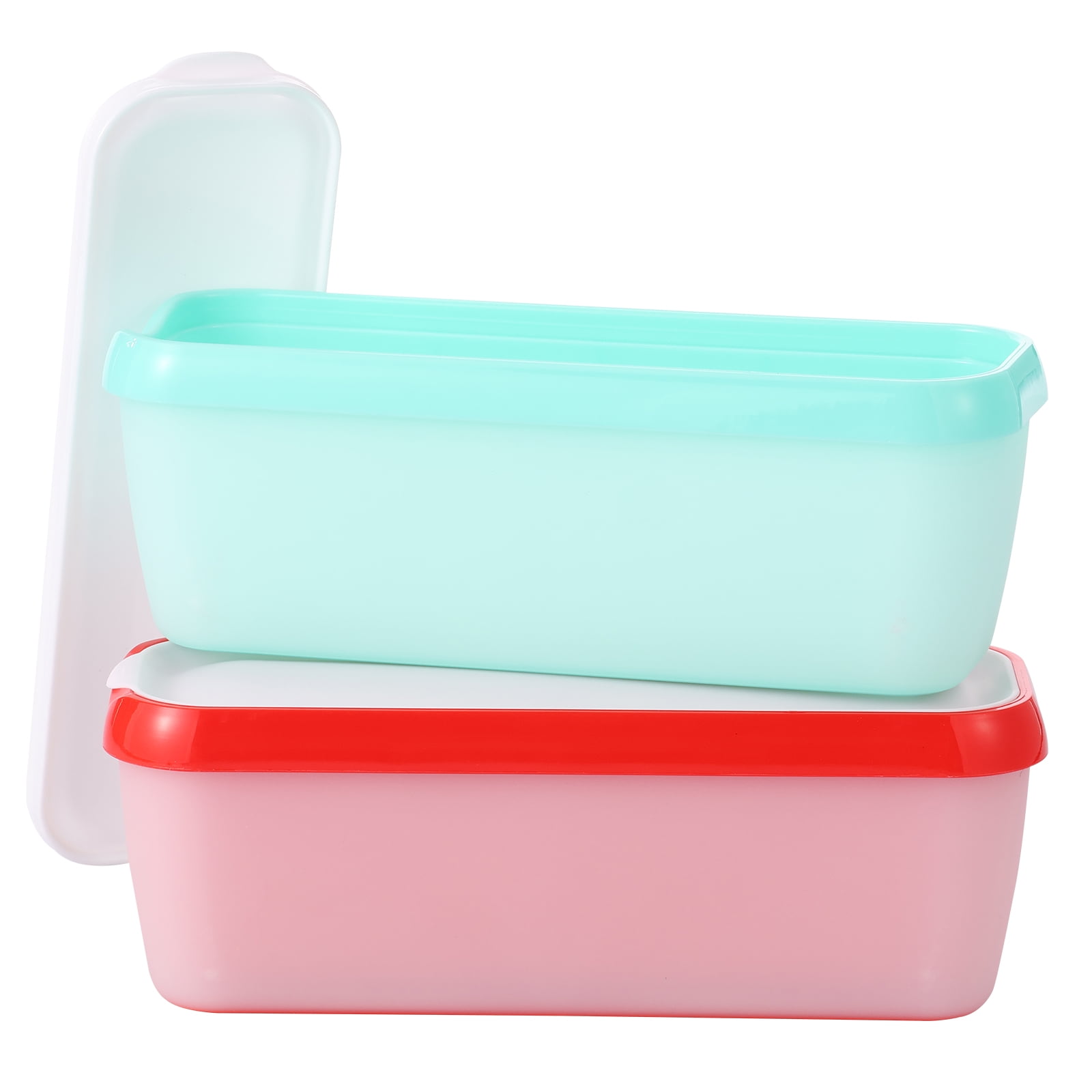AEVXKHI 2PCS Ice Cream Containers, 1.5 Quarts Double Wall Insulation ...