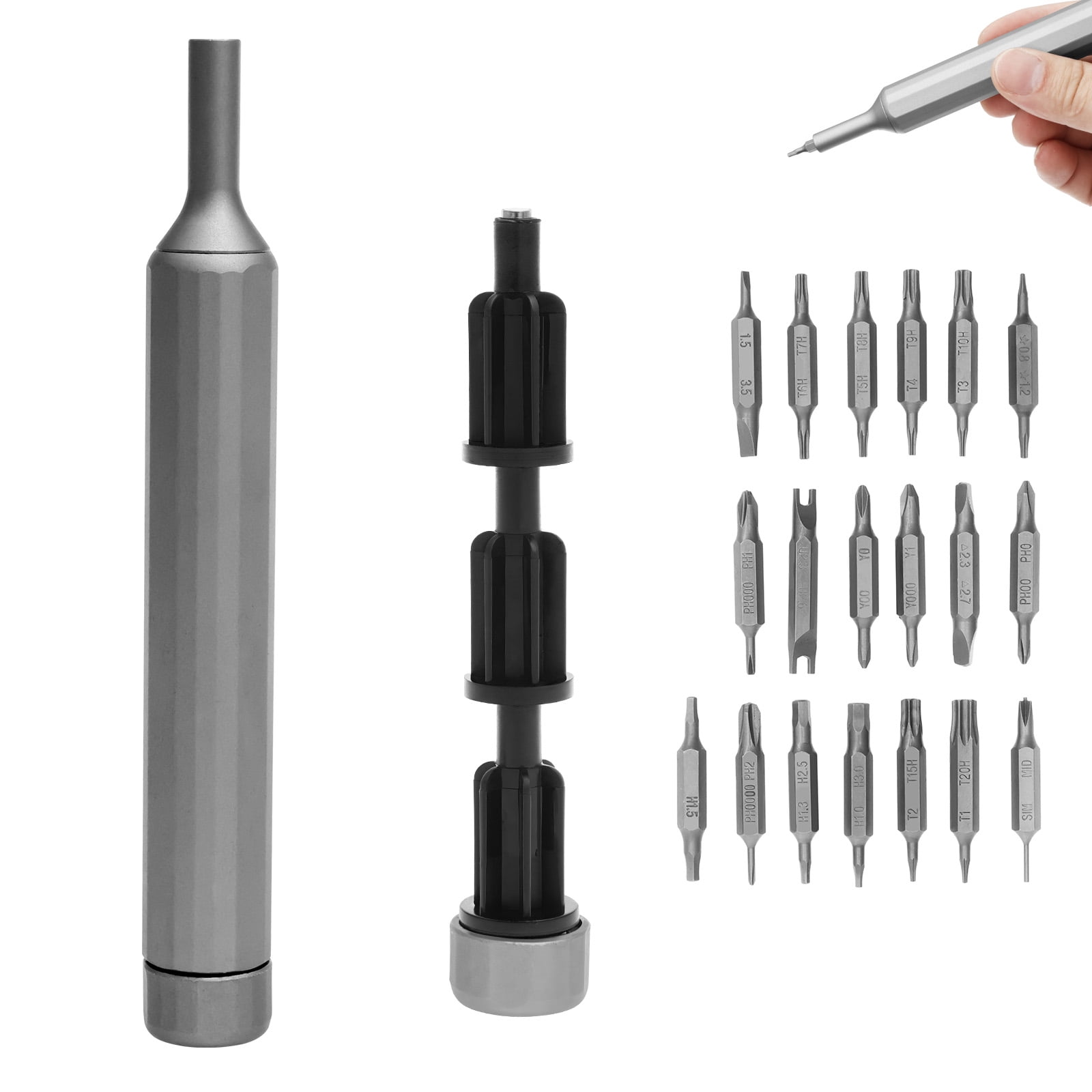 AEVXKHI 39 in 1 Precision Screwdriver Set, S2 Steel Mini Pen Style ...
