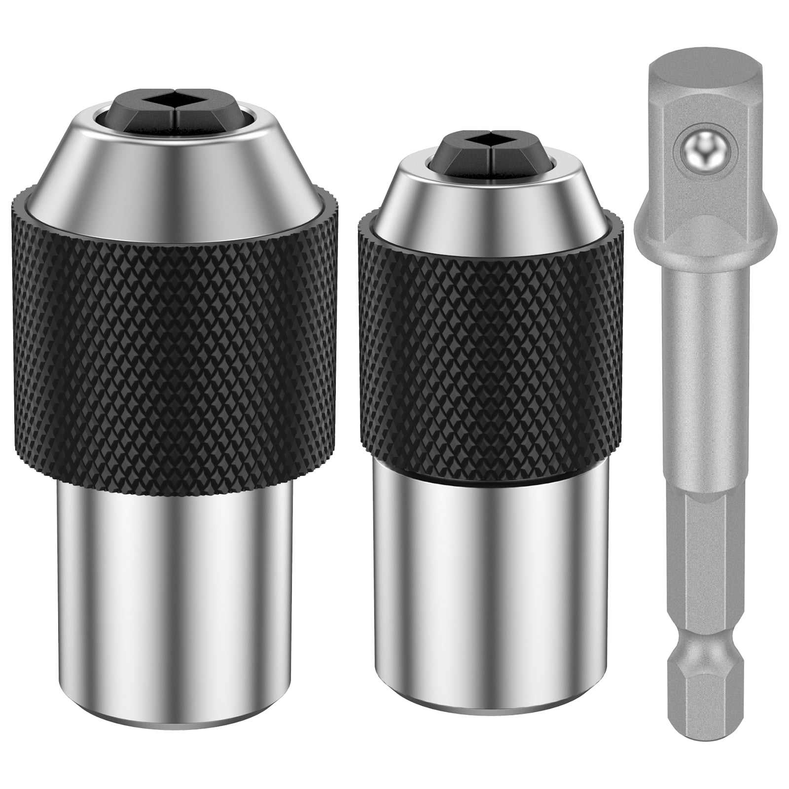 AEVXKHI 3PCS Adjustable Tap Sockets Set, for #6-1/2" Cr Mo Steel 3/8 ...