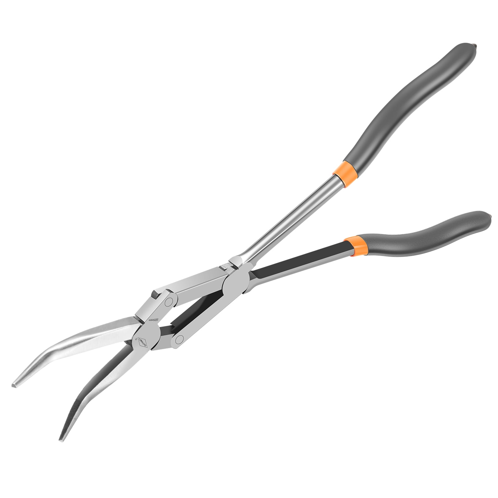 AEVXKHI 45 Degree Bent Nose Pliers, Long Reach Pliers with Comfort Grip ...