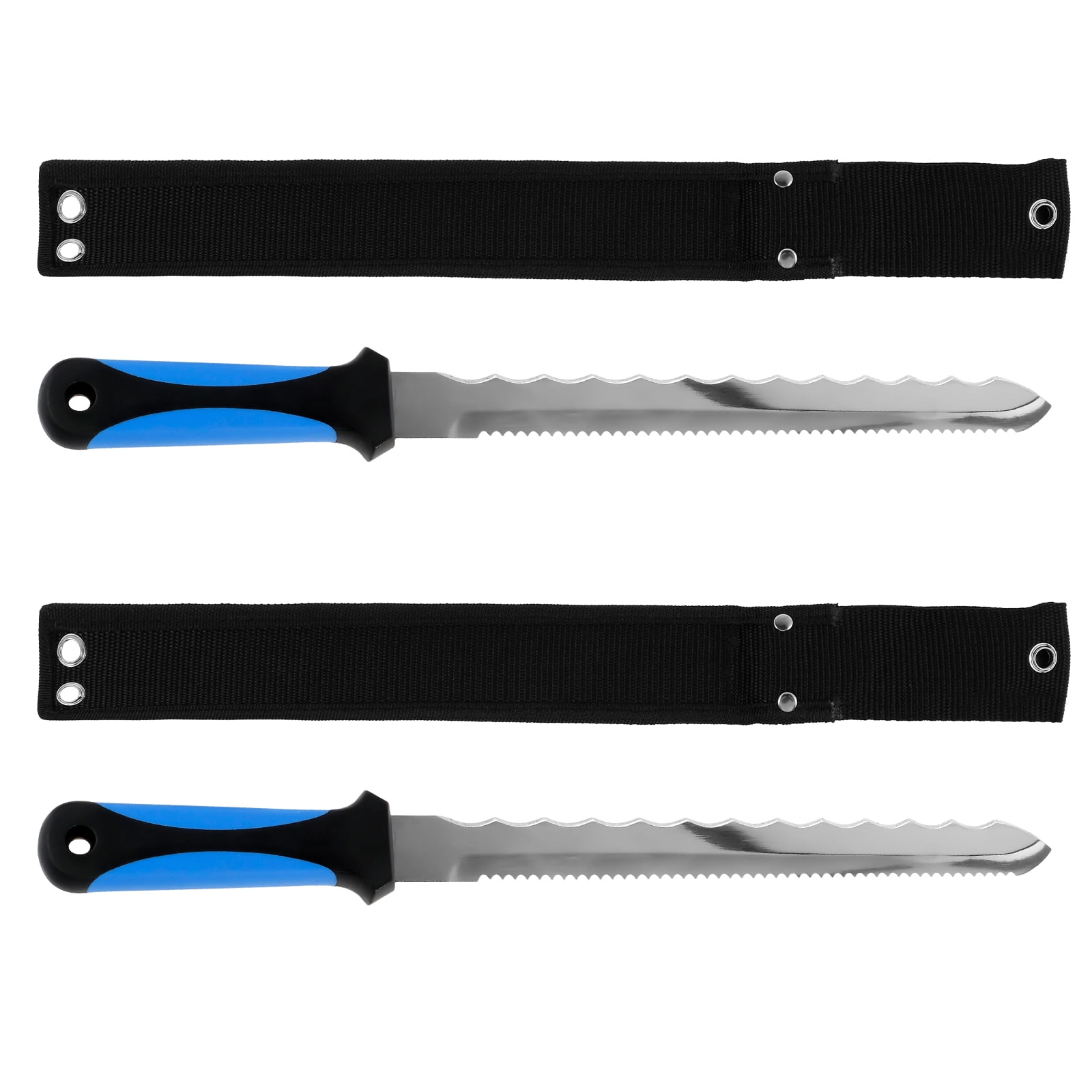 AEVXKHI 4PCS Insulation Knife with Nylon Sheath, Stainless Steel Blade ...