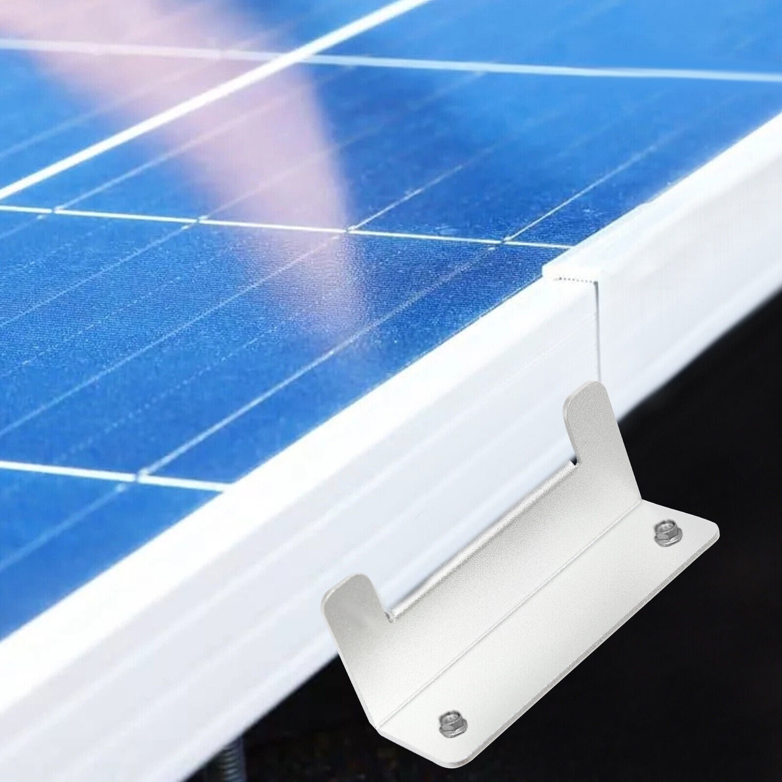 AEVXKHI 4PCS Solar Panel Mounting Z Brackets Aluminum Alloy Solar Panel ...