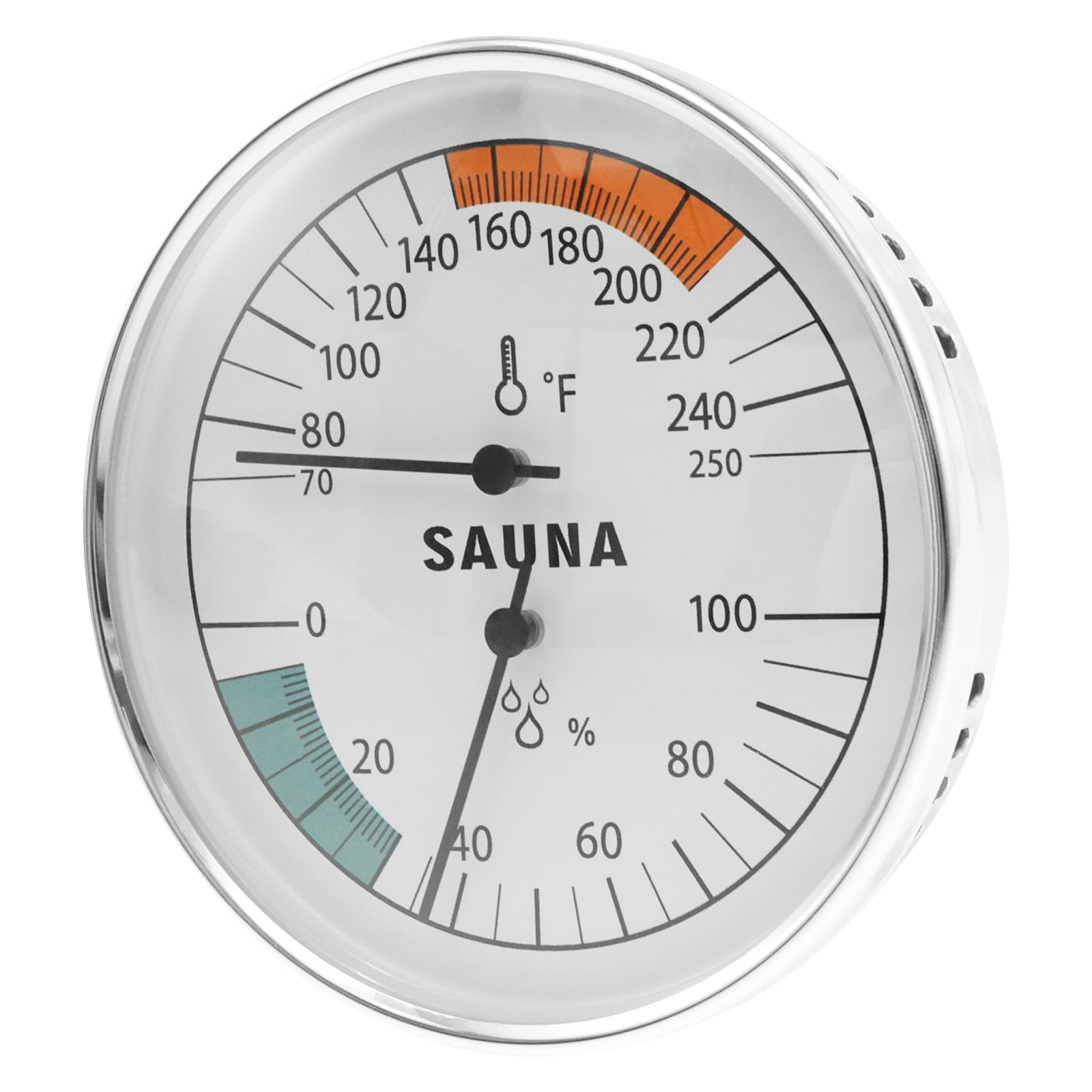AEVXKHI 4PCS Sturdy Alloy Sauna Thermometer and Hygrometer, Precise ...