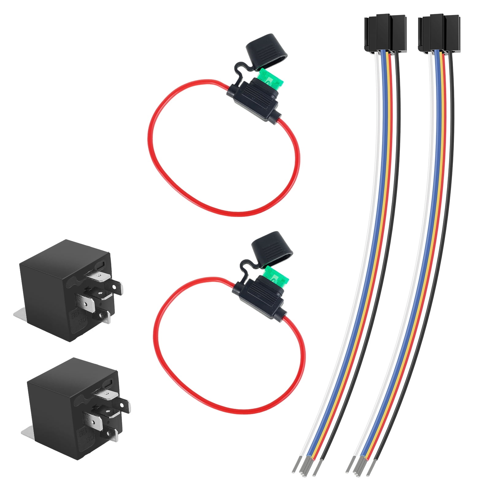 AEVXKHI 5 PIN 12V Relay with Harness Long Enough SPDT Relay Switch ...