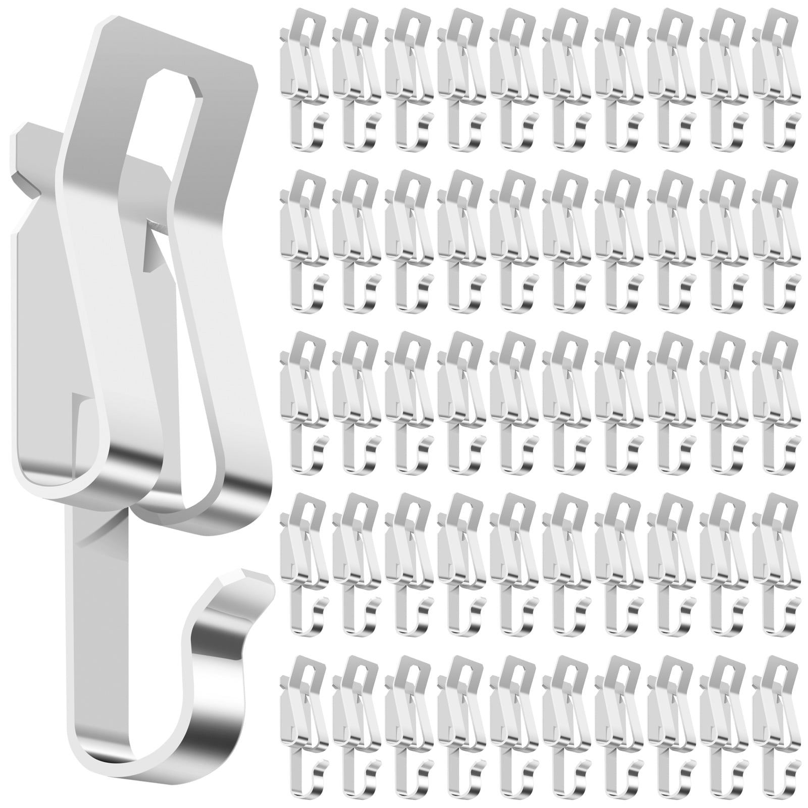 AEVXKHI 50PCS Christmas Light Clips, Metal Christmas Light Hanger Hooks ...