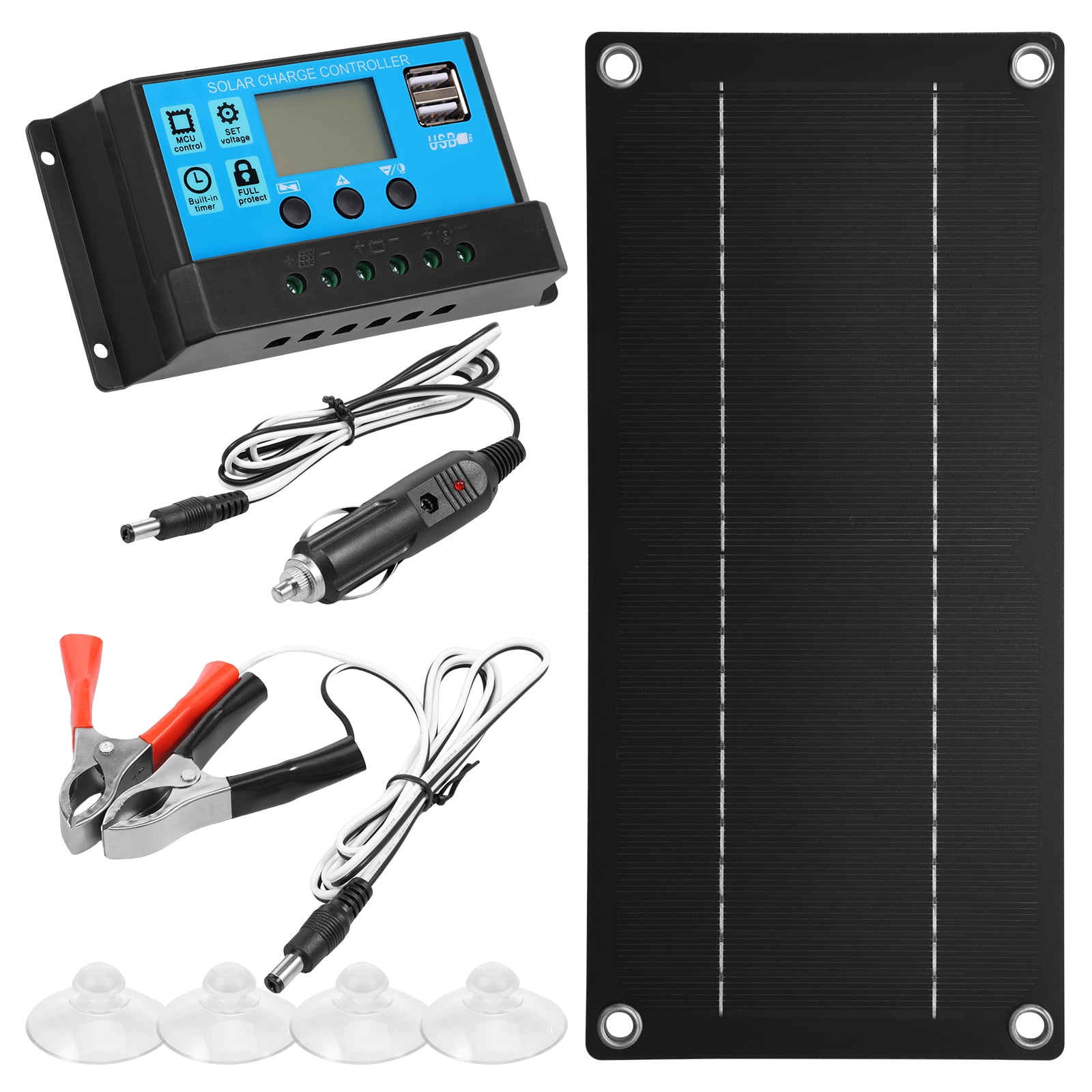 AEVXKHI 600 Watts Solar Panel Kit, Monocrystalline Silicon Solar ...