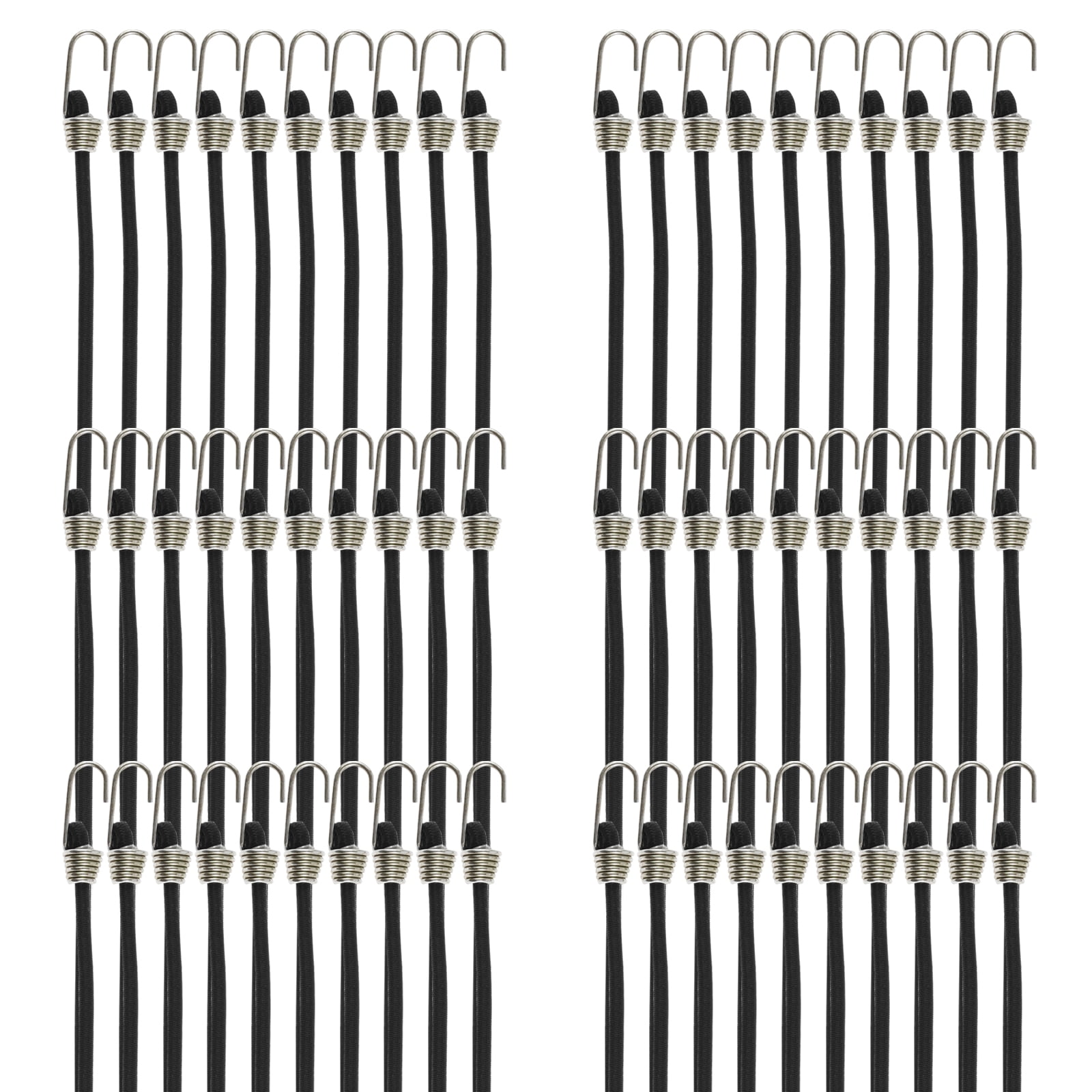 AEVXKHI 60PCS 10 Inch Weather Resistant Bungee Strap, Bungee Cord with ...