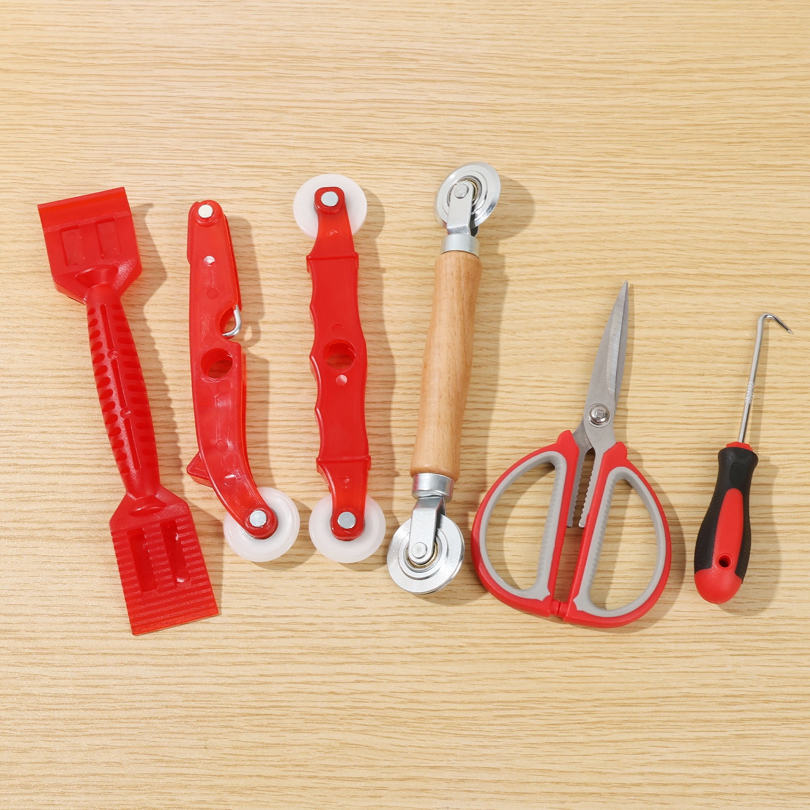 AEVXKHI 6PCS Window Screen Repair Tool Kit, Screen Roller Tool Kit ...