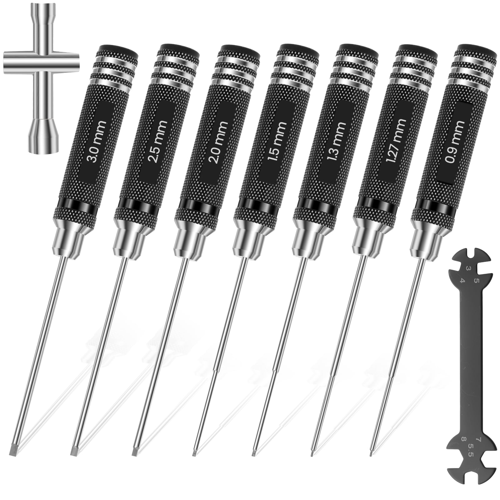 AEVXKHI 7PCS Hexagonal Screwdriver Bits Set, High Speed Steel ...