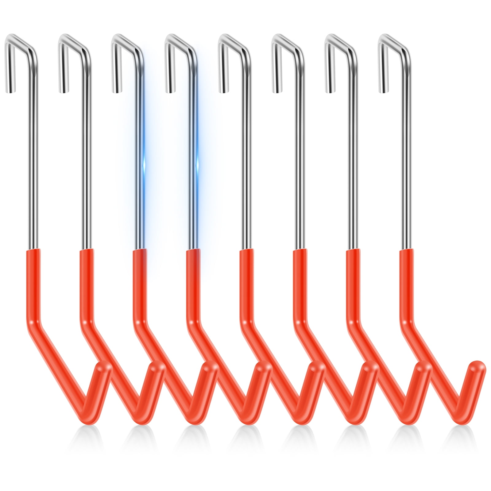 AEVXKHI 8PCS Anti Slip Large S Hanging Hooks, Ladder Hanger Solid S ...