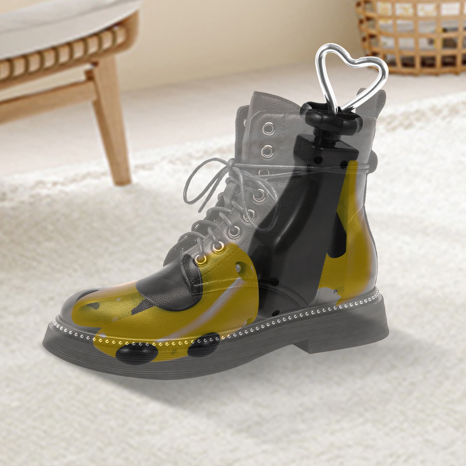 AEVXKHI Adjustable Boot Stretcher with Shoe Horn, Multifunctional Shoe ...