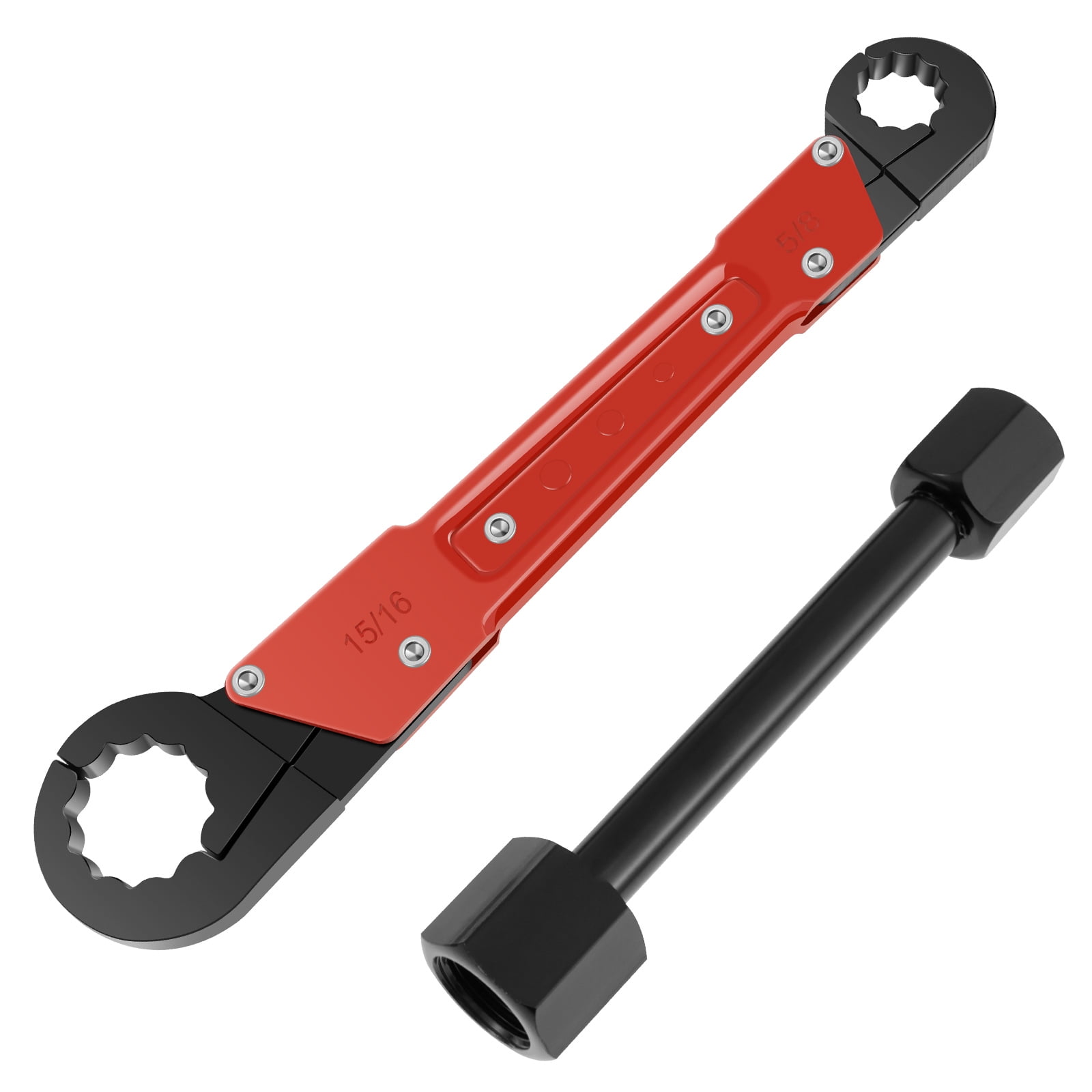 AEVXKHI Adjustable Plumbing Tool, Angle Stop Wrench Kit, Carbon Steel Plumber Wrench Tool ...