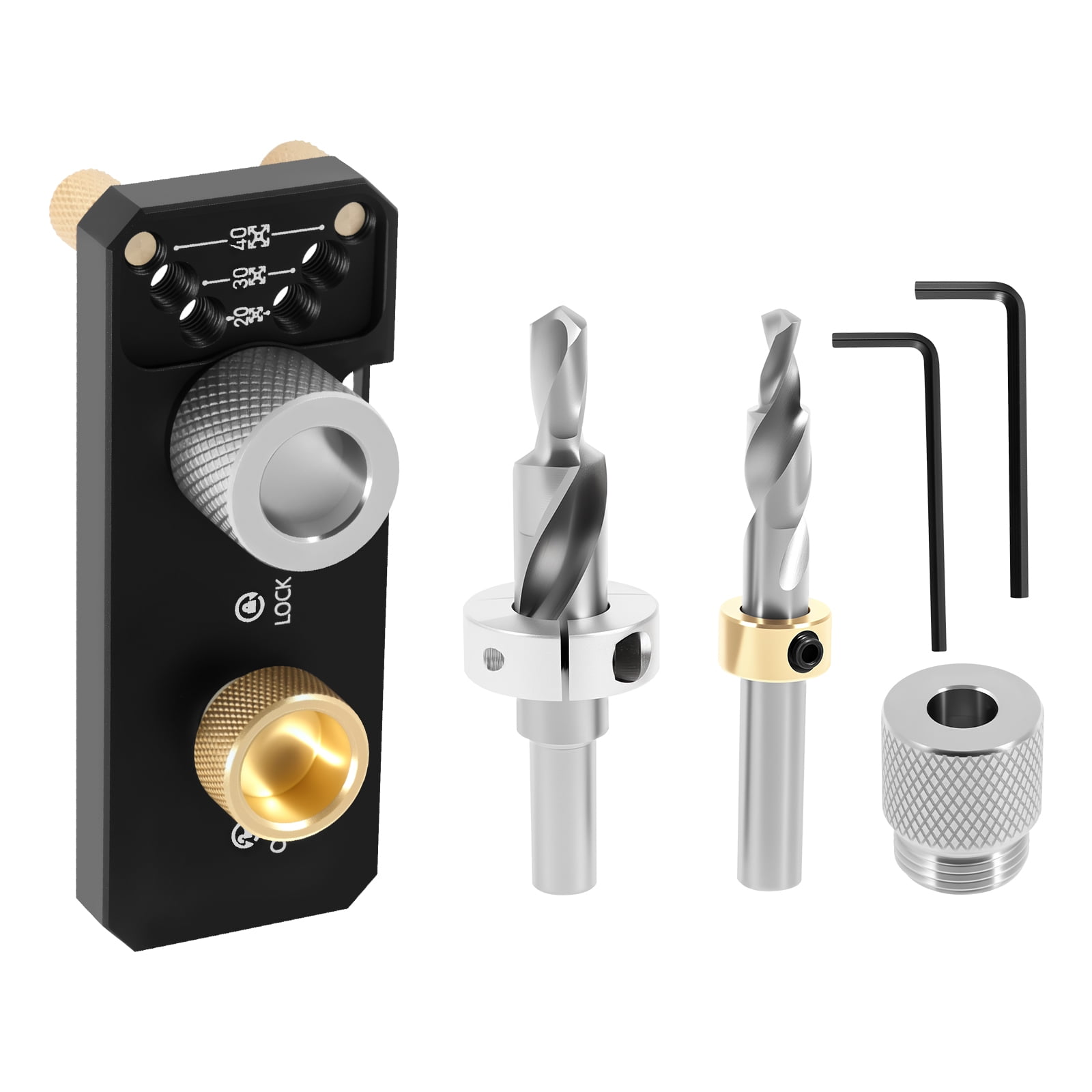 AEVXKHI Aluminum Profile Drill Guide, Precise Aluminum Profile Punching Auxiliary Tool, Aluminum ...