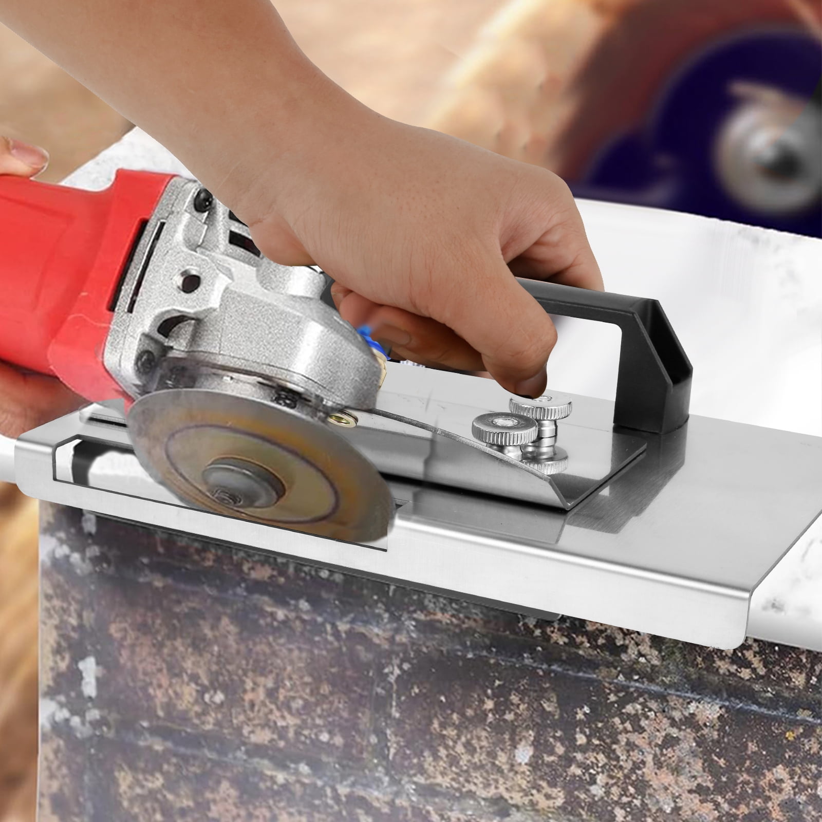 AEVXKHI Angle Grinder Stand for Tile 45° Chamfering Cutting Efficient ...