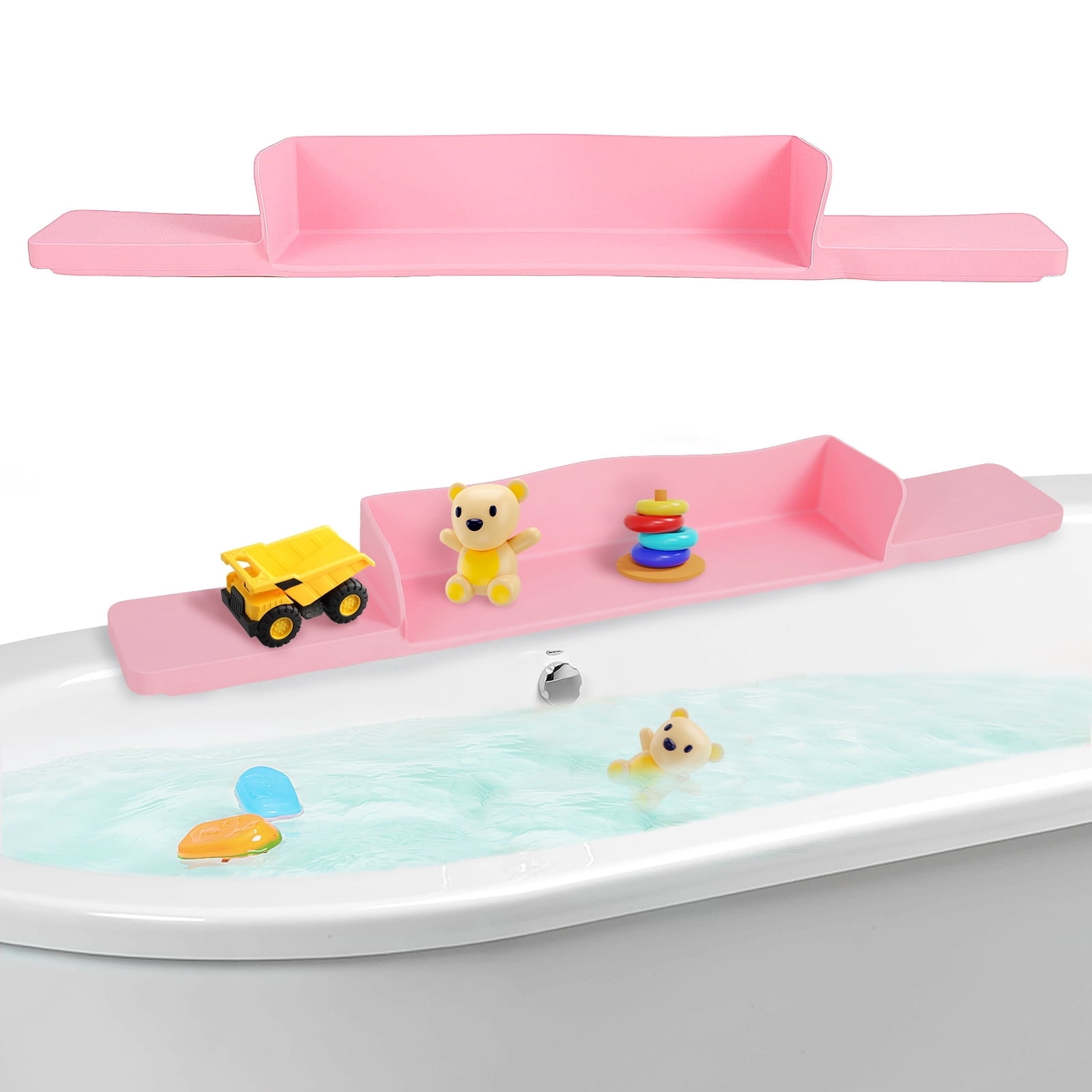 AEVXKHI 2.51FT Bathtub Splash Guard for Tub, Silicone Water Splash ...